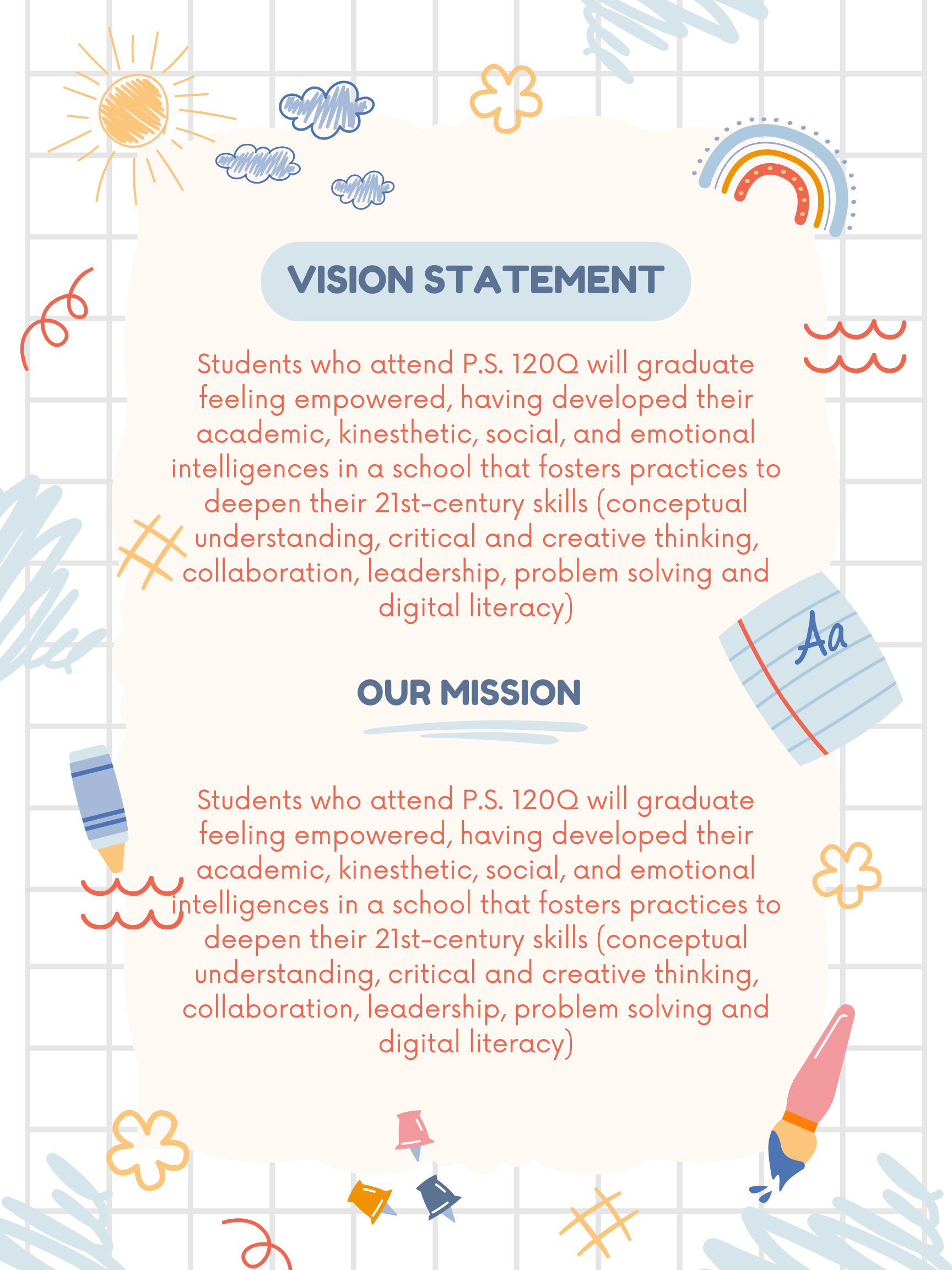 Our Mission — PS 120Q- Home of the Flushing Dragons