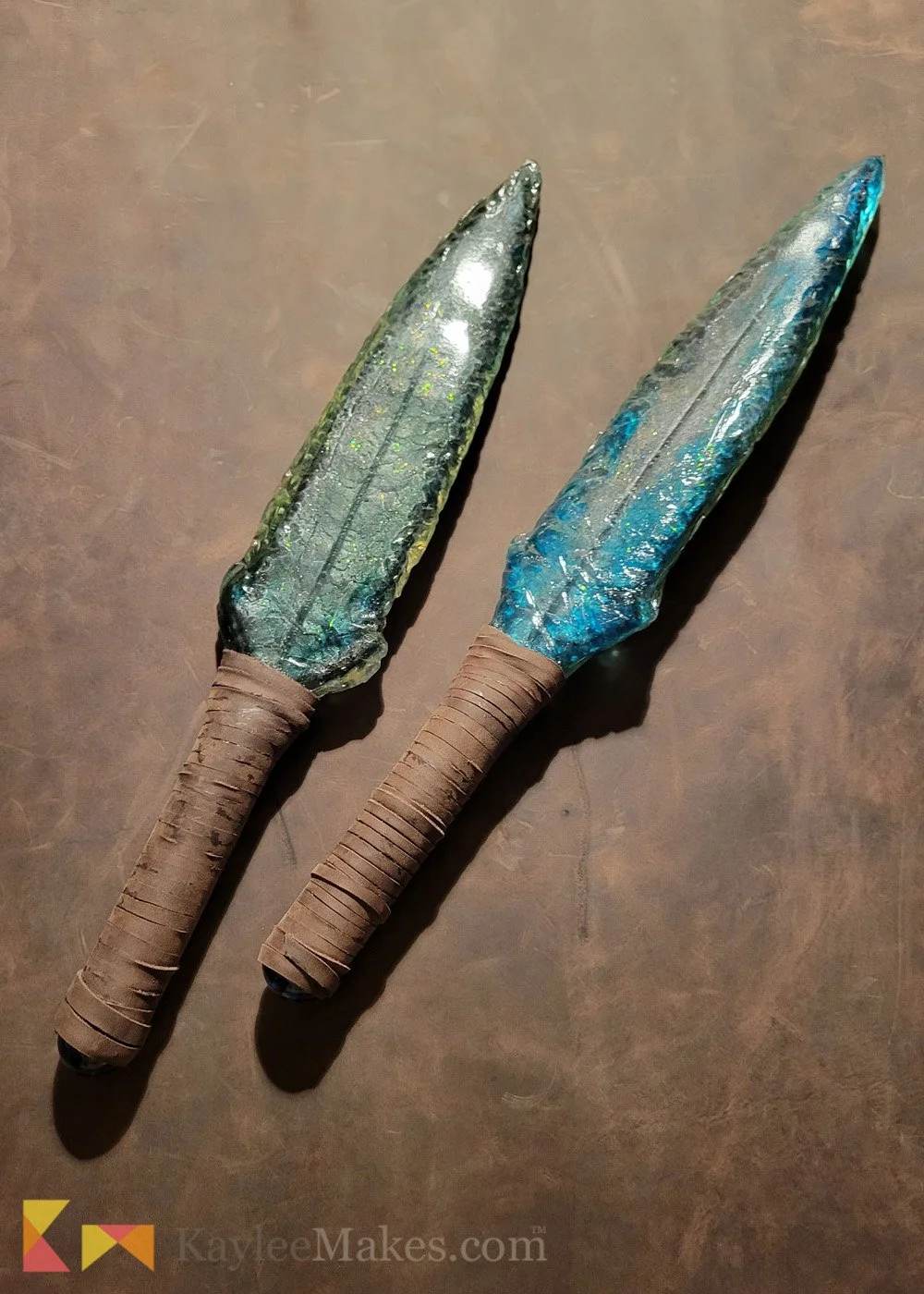 Mistborn Inspired Glass Daggers for Fantasy Cosplay — Kaylee Makes