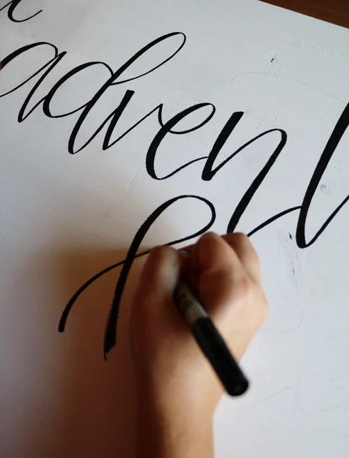 Hand-Lettered Wooden Sign — DIY DARLING