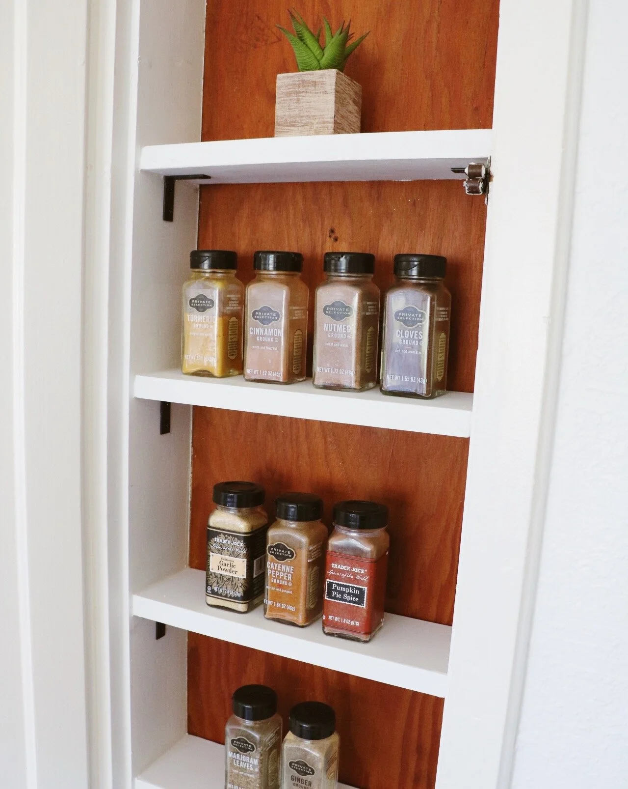 Vintage Ironing Board Nook Turned Spice Cabinet — DIY DARLING