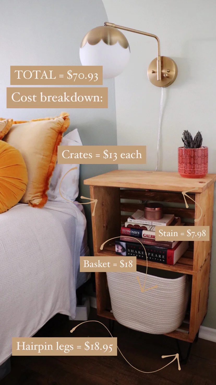 Crate Nightstand — DIY DARLING