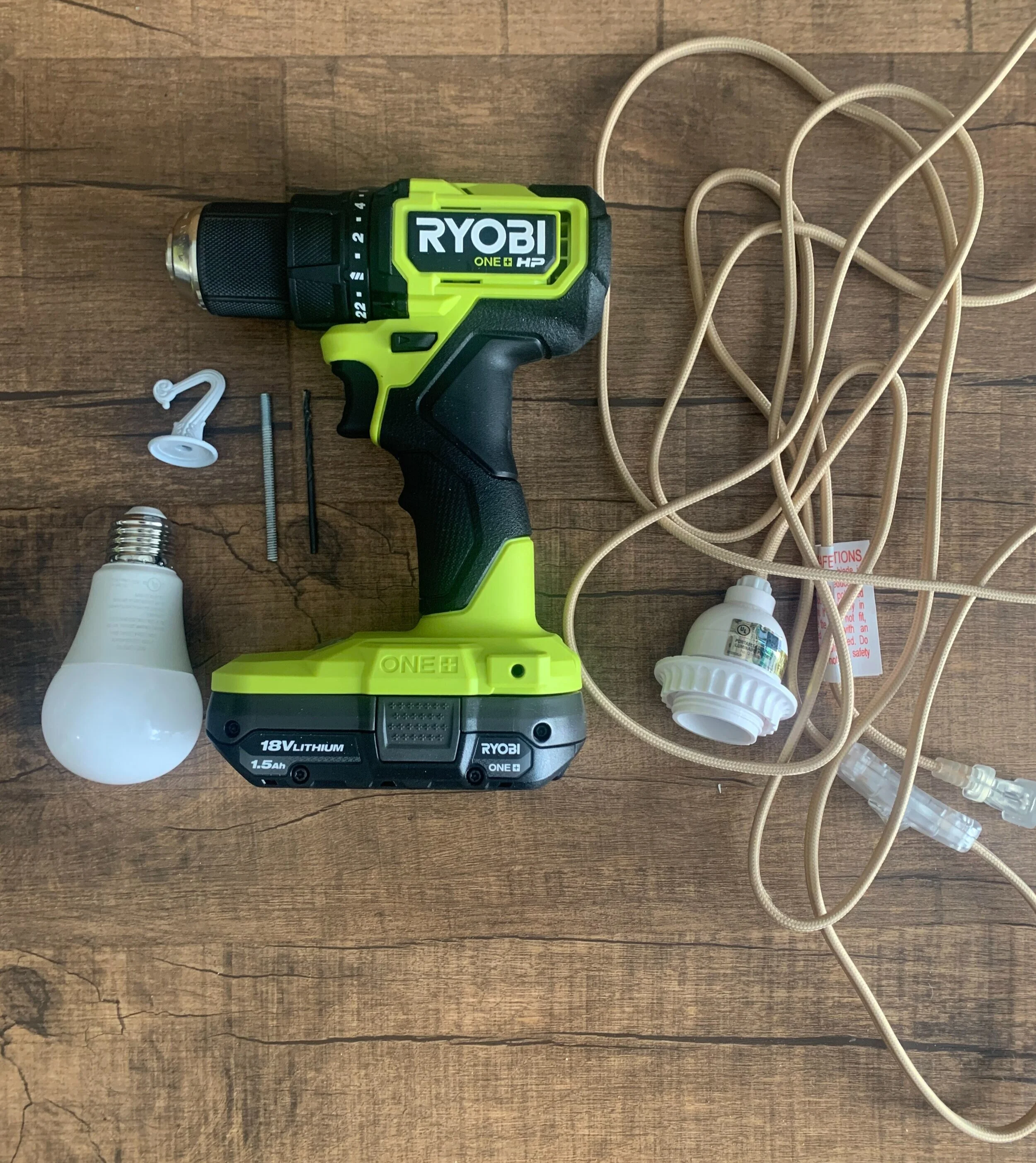 No-Wire Basket Light Install — DIY DARLING
