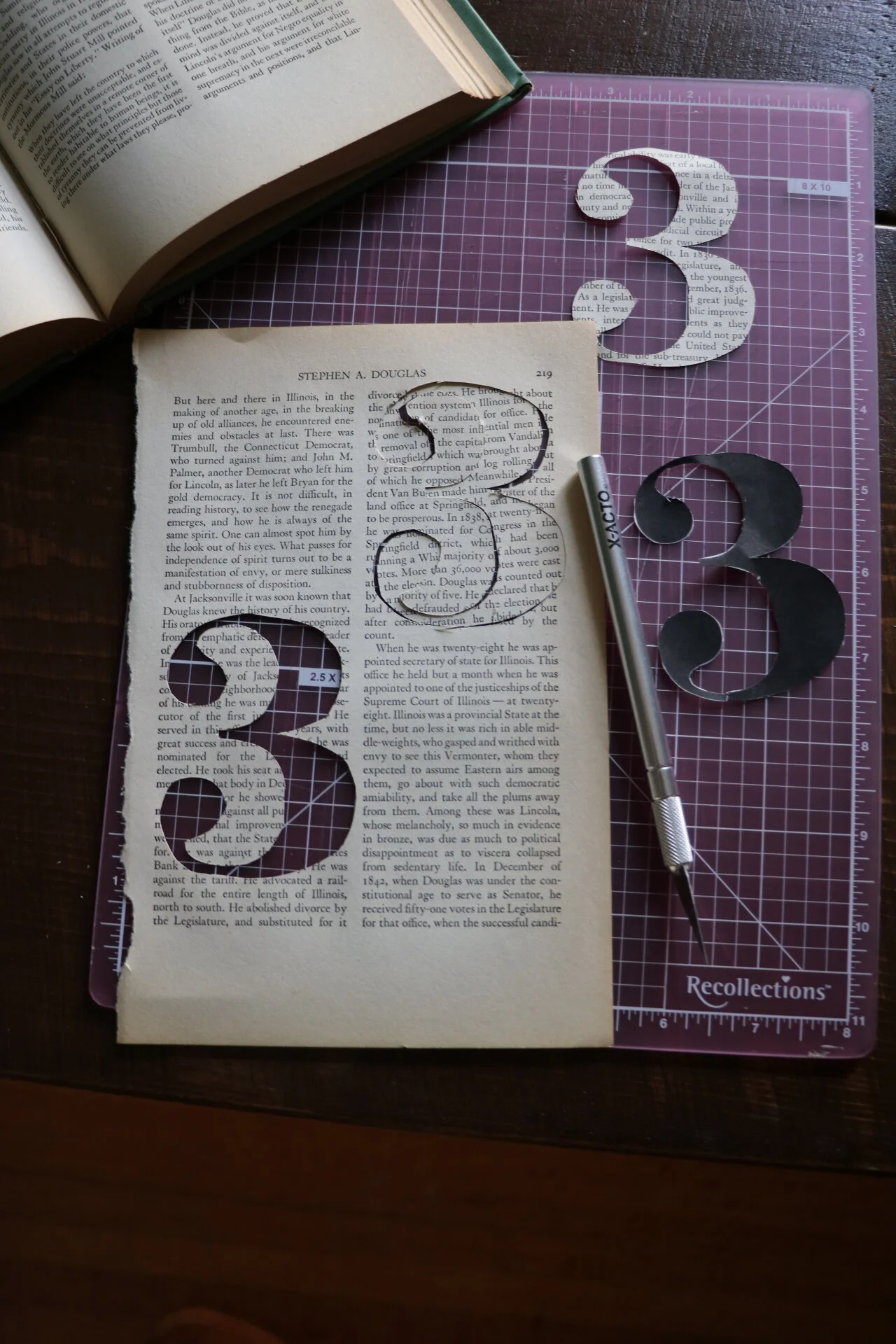 Vintage Book Table Numbers for Wedding Table Centerpieces — DIY DARLING