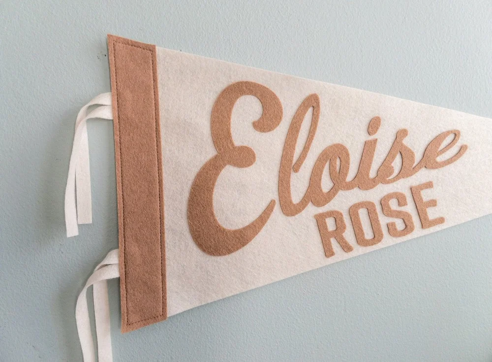 DIY Custom Pennant Flag — DIY DARLING