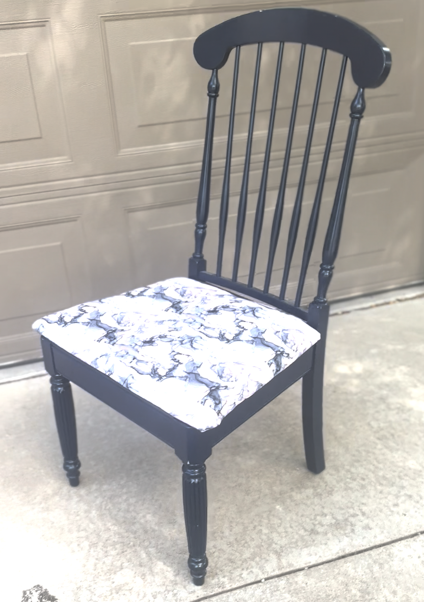 Reupholstering a Simple Chair — DIY DARLING