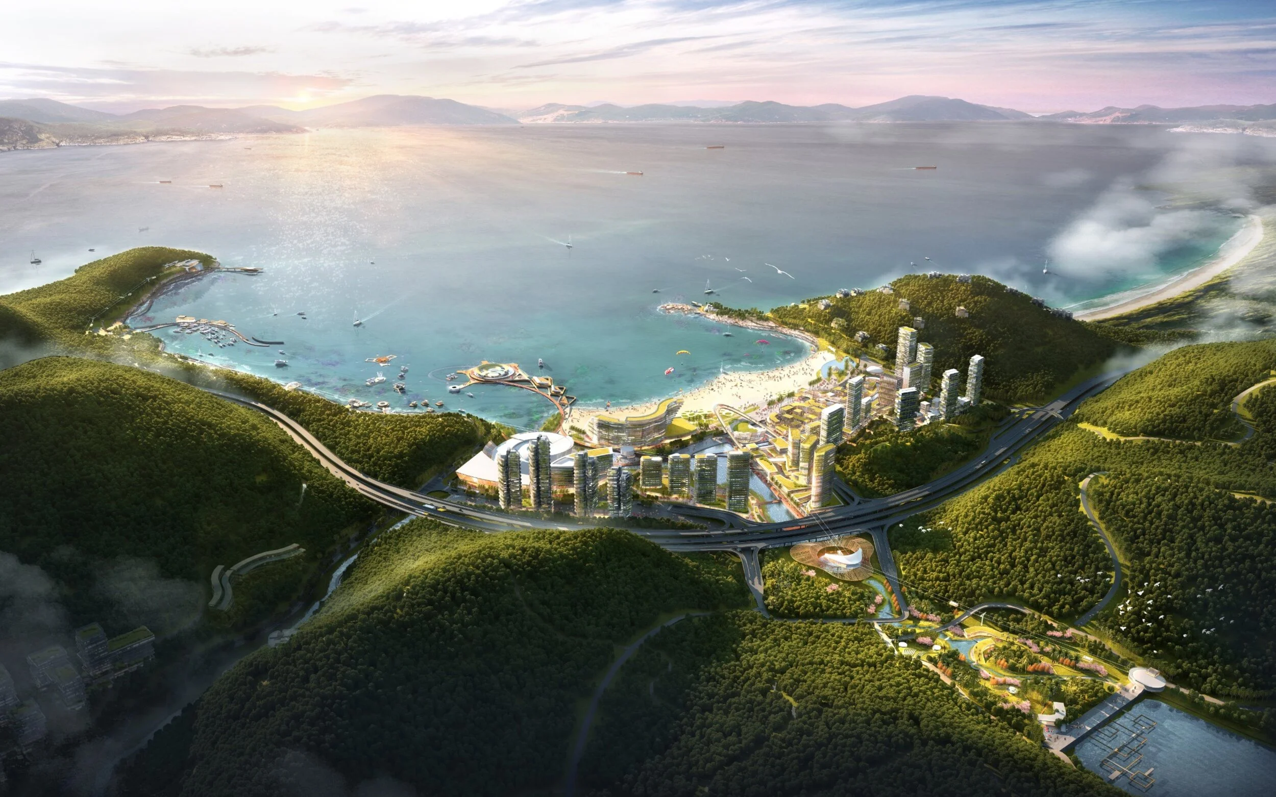 Xiaomeisha Coastal Zone Masterplan
