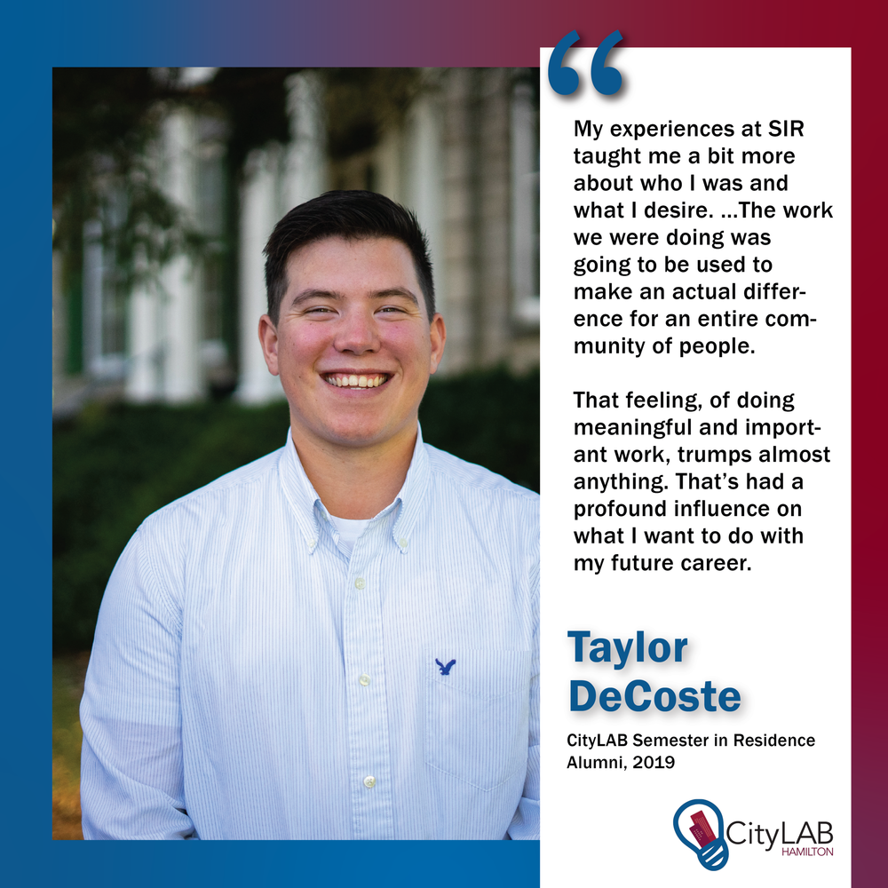CityLAB Alumni Spotlight: Taylor DeCoste — CityLAB Hamilton