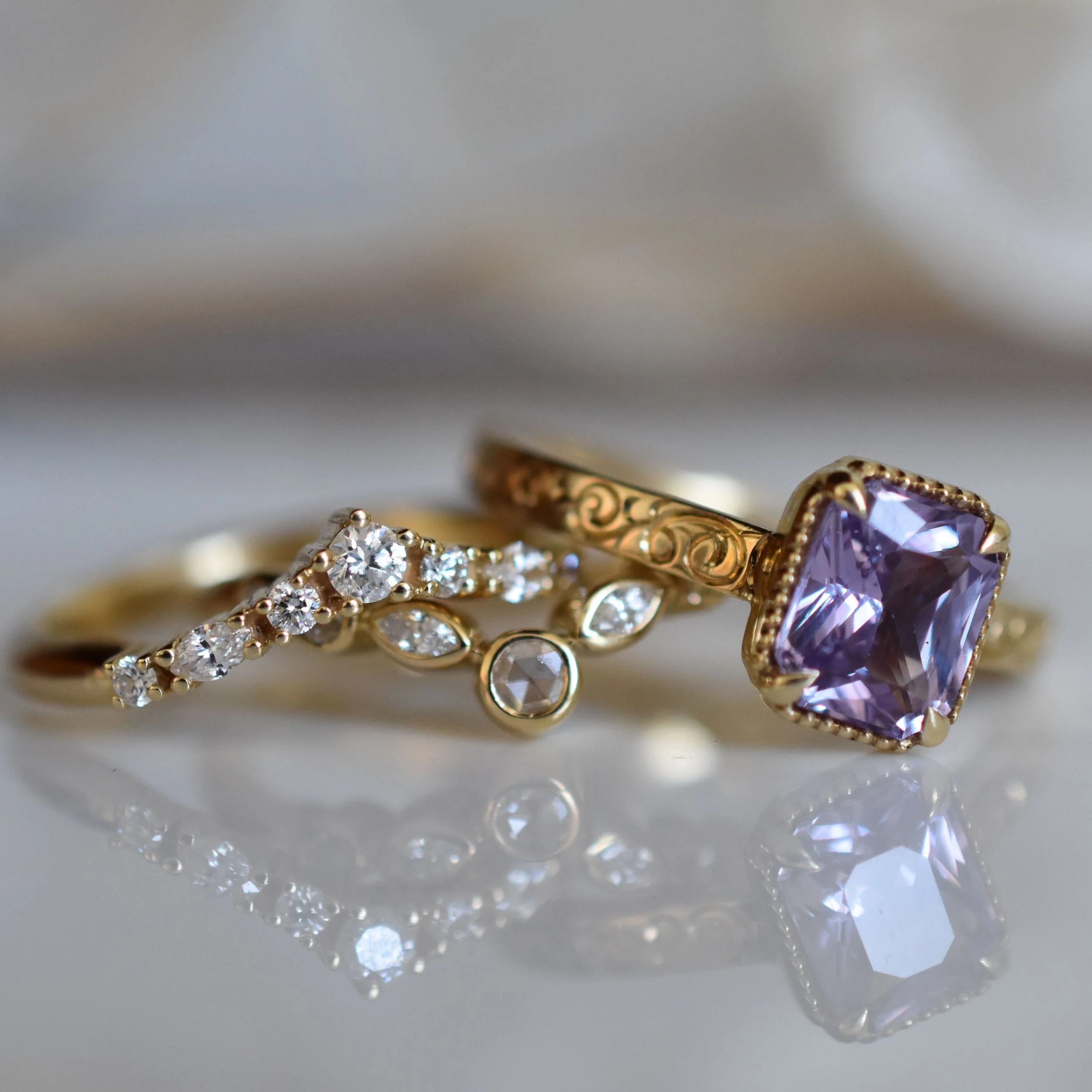 Freya Lavender Sapphire — Erin Hakin