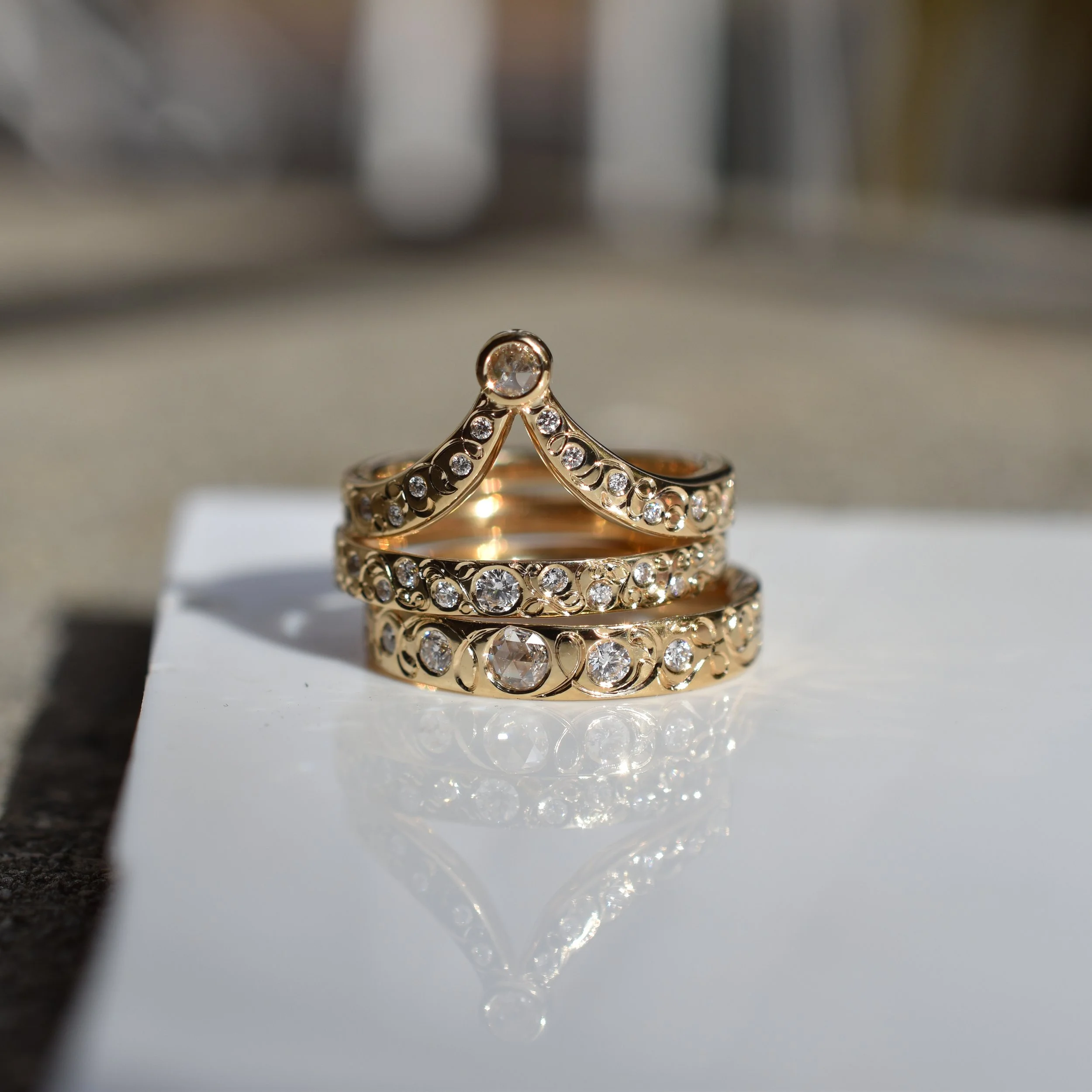 Bohemia Engraved Crown — Erin Hakin