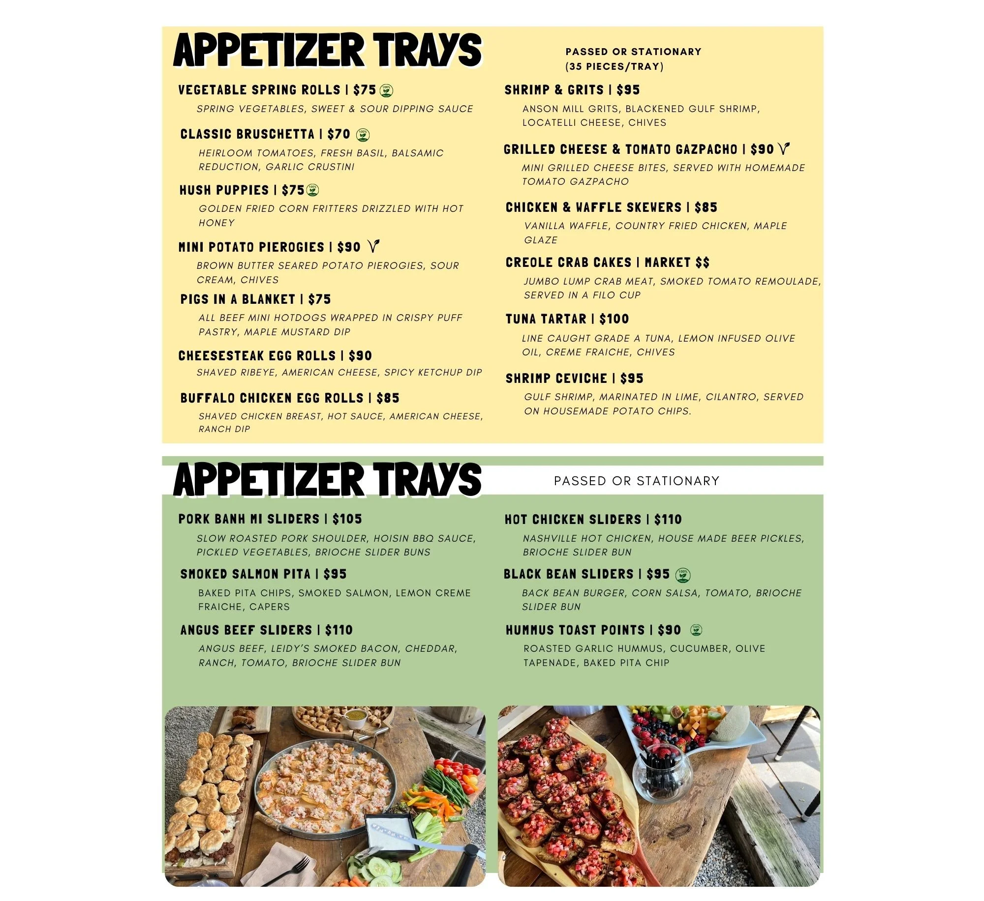 Catering Menu — The Munchy Machine