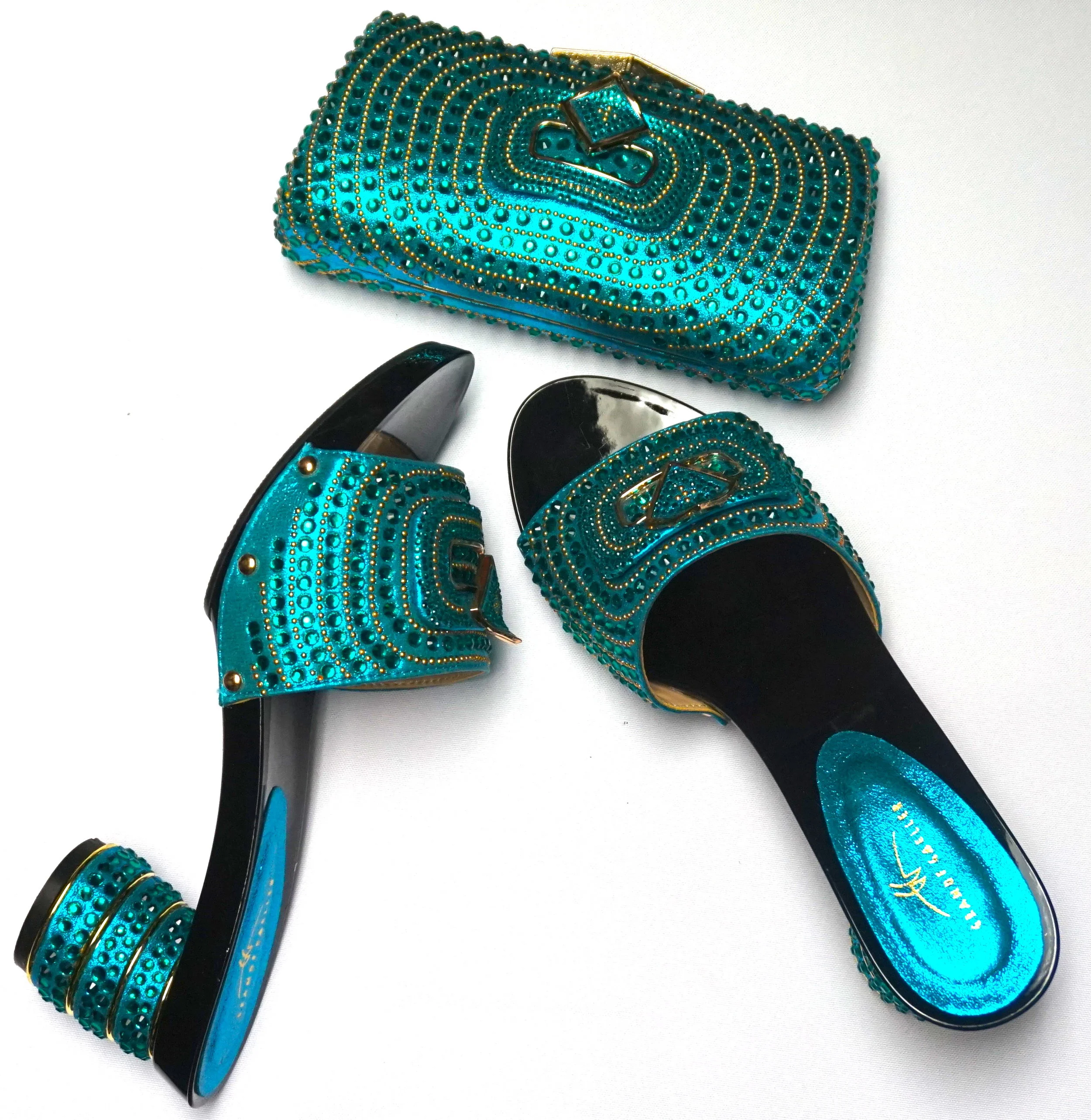 Bedazzled Slipper Sets — African Fashion