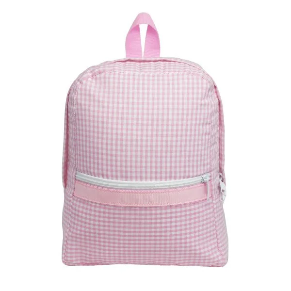 Pink Striped Backpack