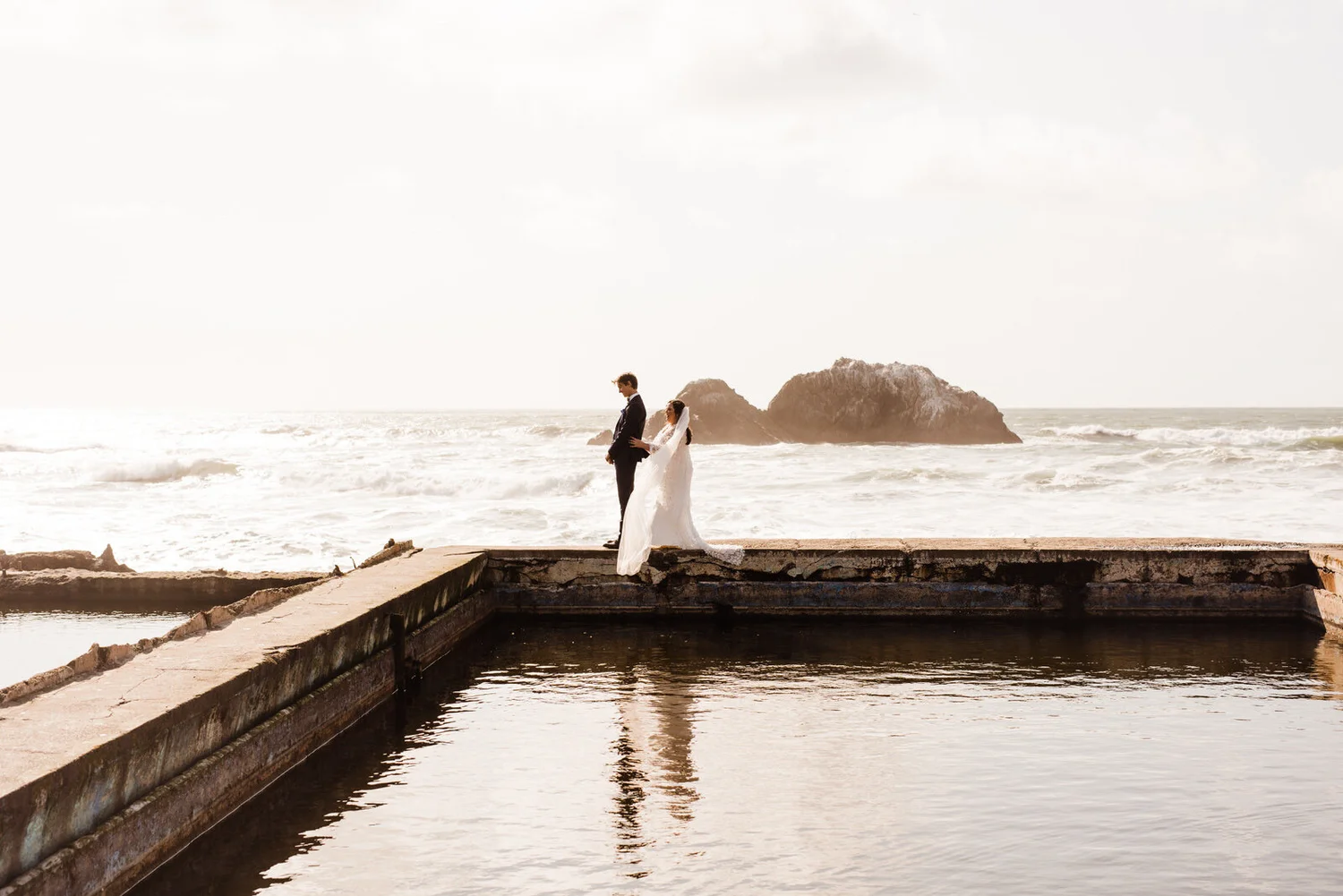 Sutro Baths - Intimate Spring Elopement Wedding in San Francisco, Ca ...