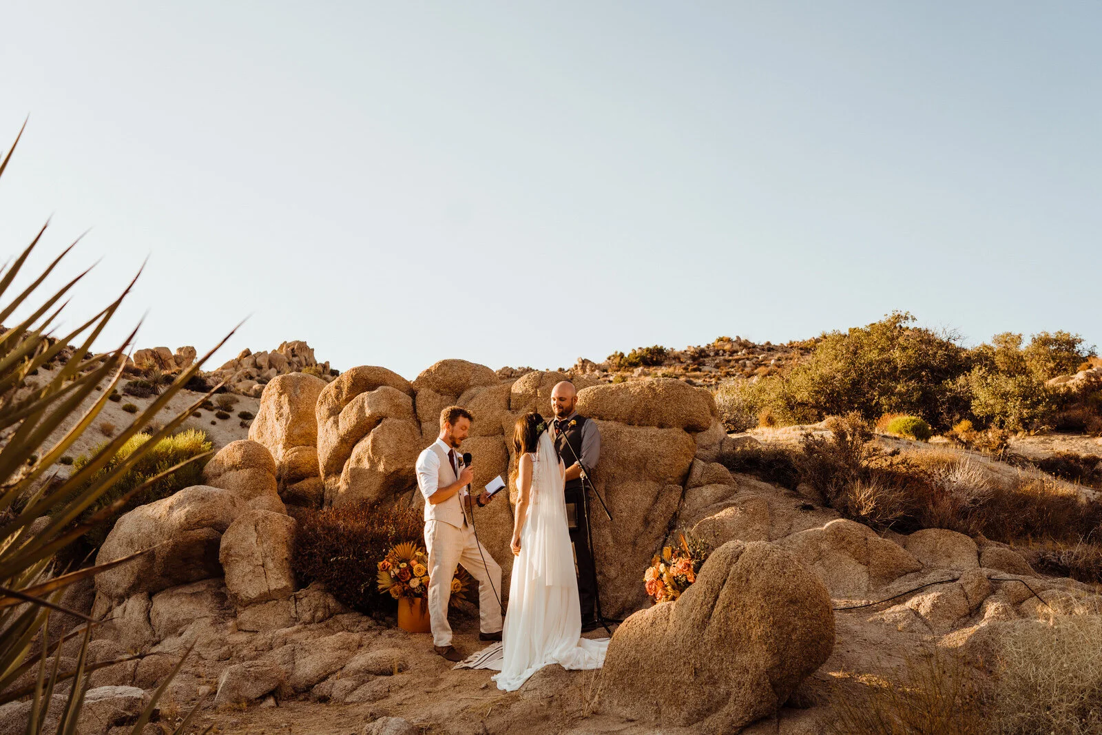 Fall Bohemian Desert Wedding in Joshua Tree - Yucca Valley, CA - Emily ...