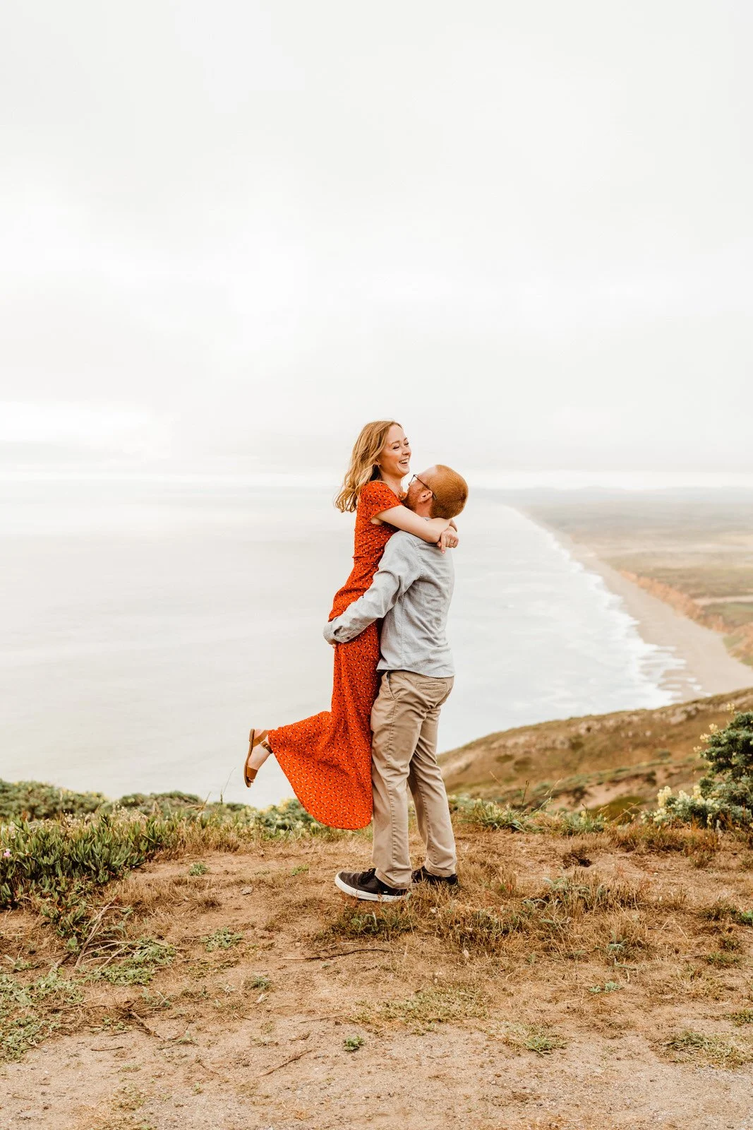 Adventurous, Romantic Point Reyes Engagement Shoot — Kept Record