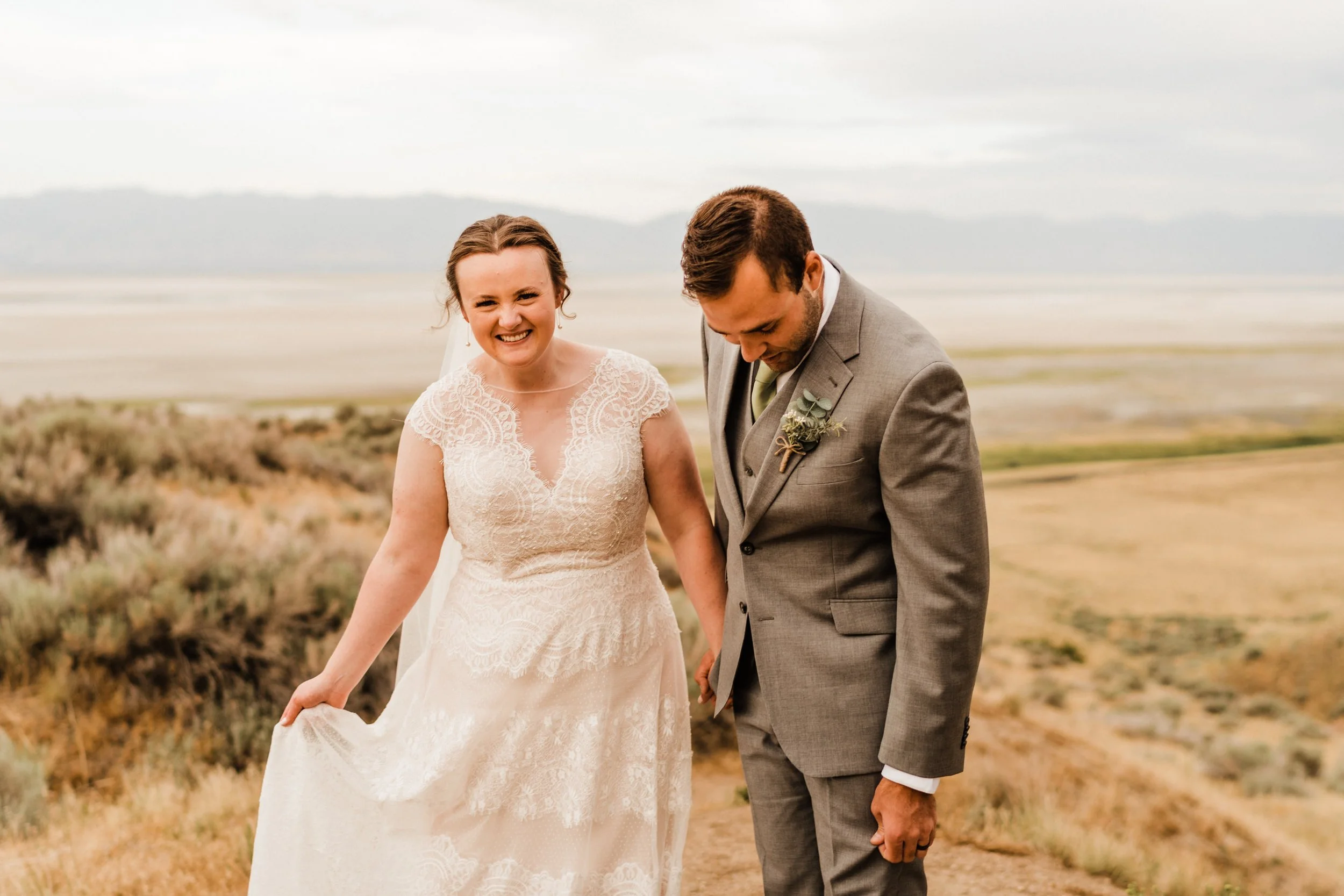 Antelope Island Engagement Photos | Utah Wedding Photographer | Jacey ...
