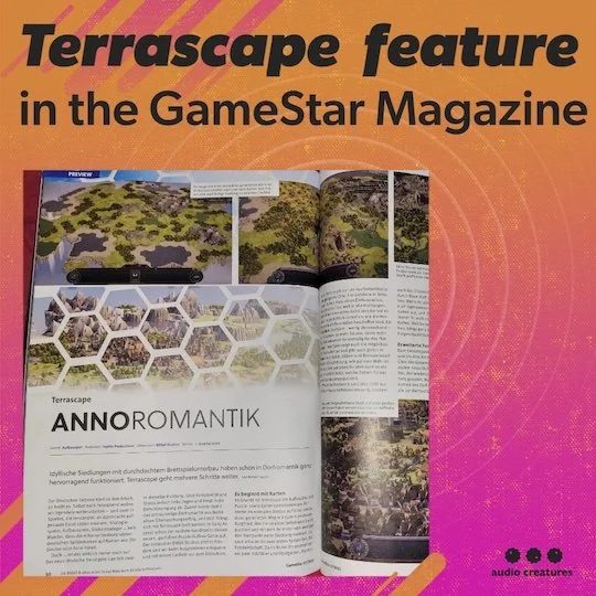 Terrascape featured in Game Star magazine! | AUDIOCREATURES
