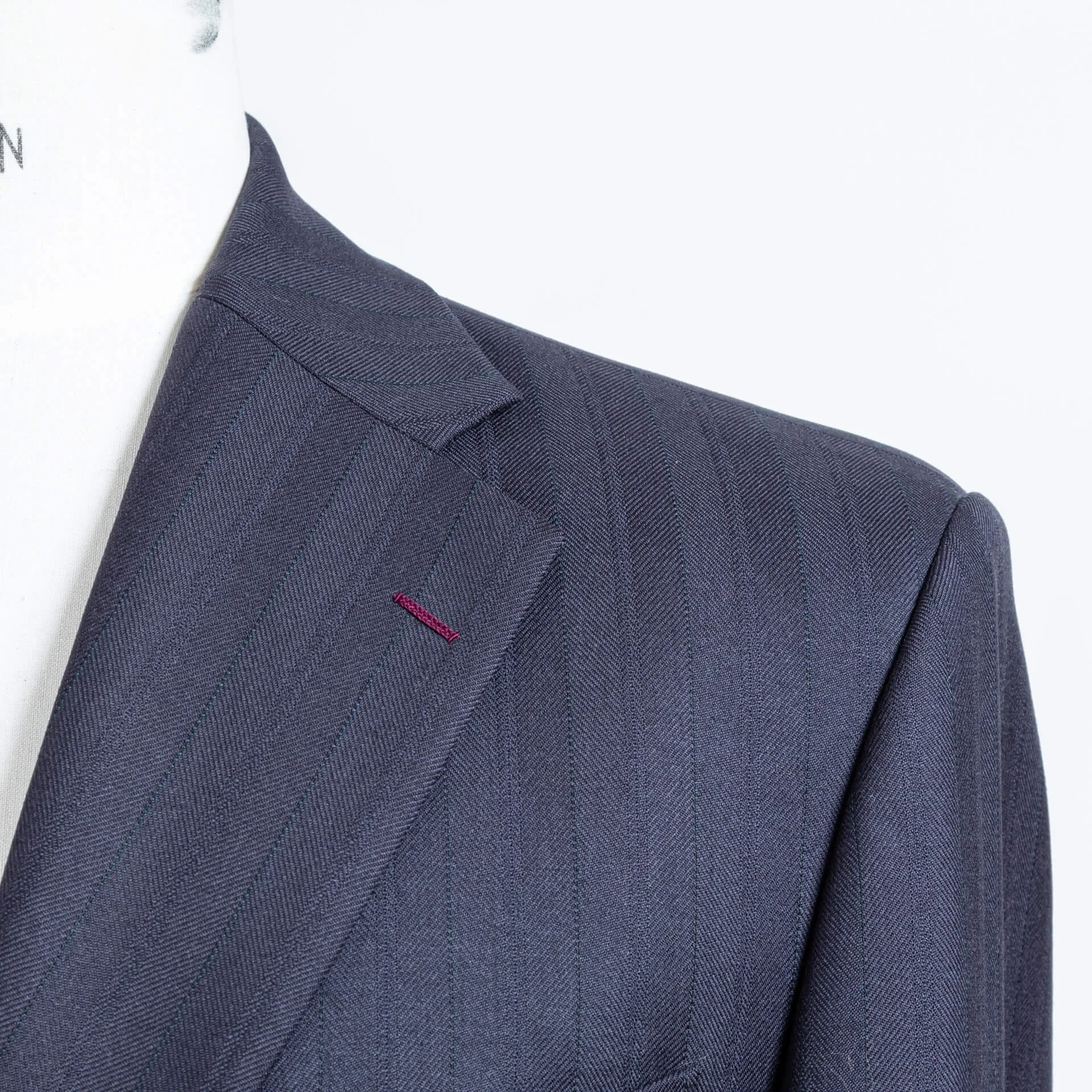 Herringbone Suiting Fabrics and Cloth — De Oost Bespoke Tailoring ...