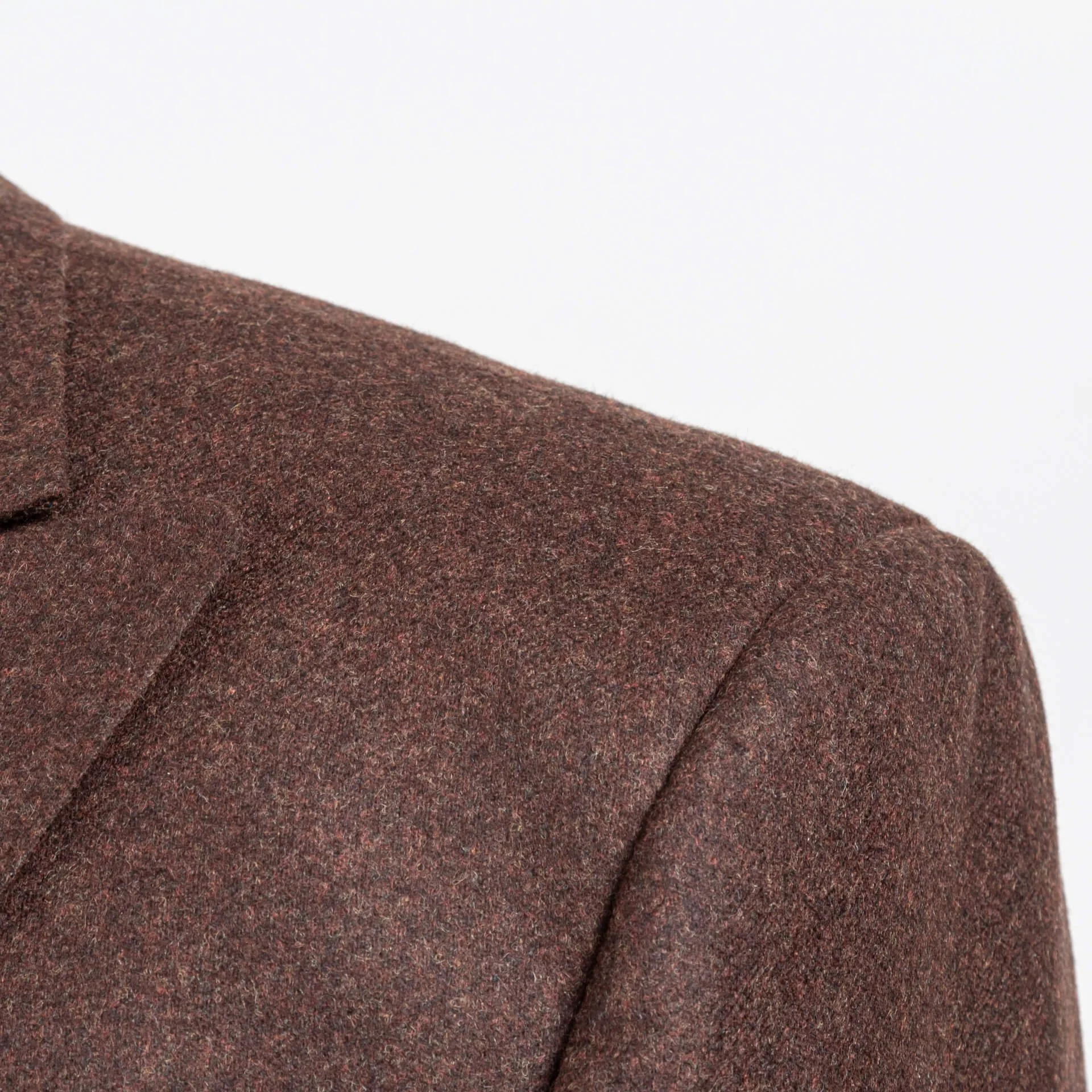 Jacket Blazer Patch Pockets With Flap Flannel Super 100's Plain Weave ...