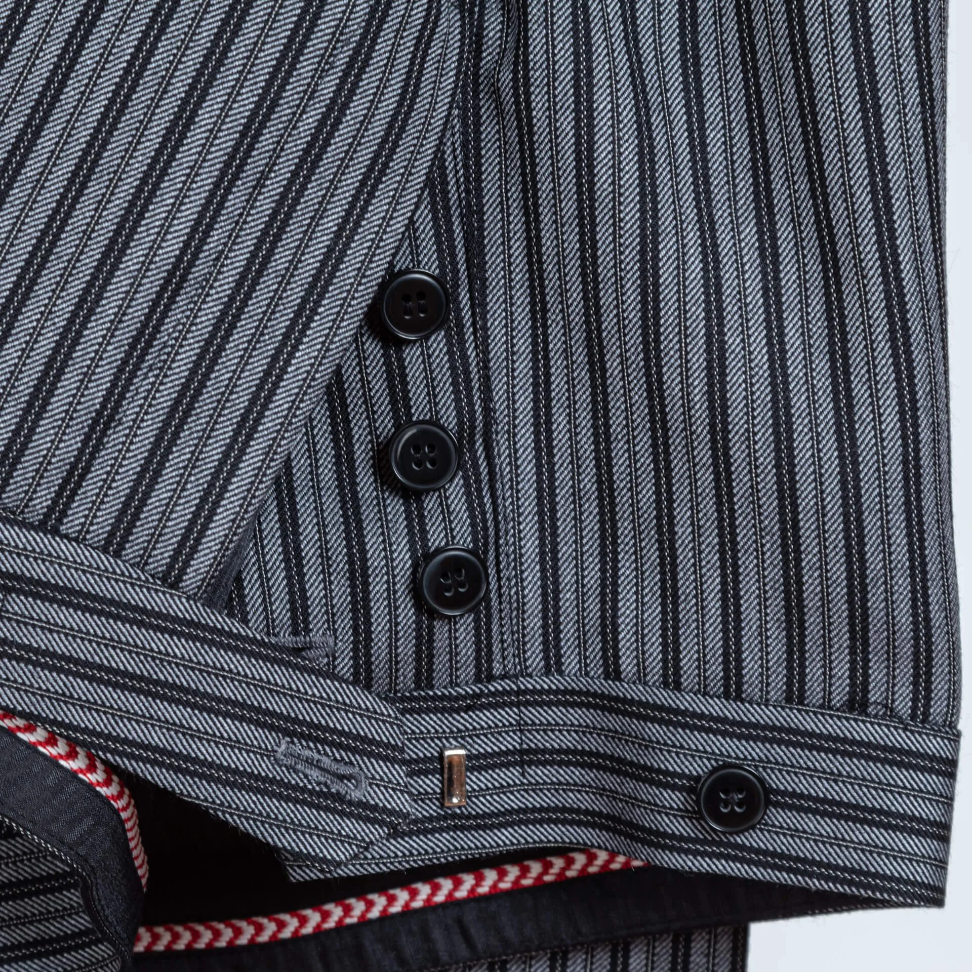 Morning Coat Trousers Morning Stripe — De Oost Bespoke Tailoring