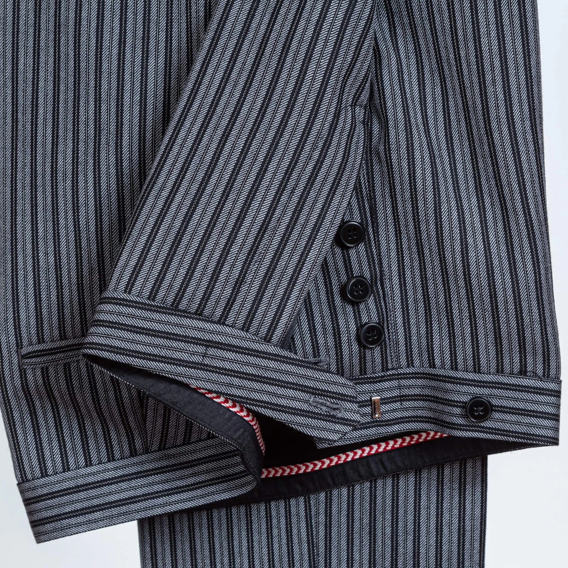 Morning Coat Trousers Morning Stripe — De Oost Bespoke Tailoring