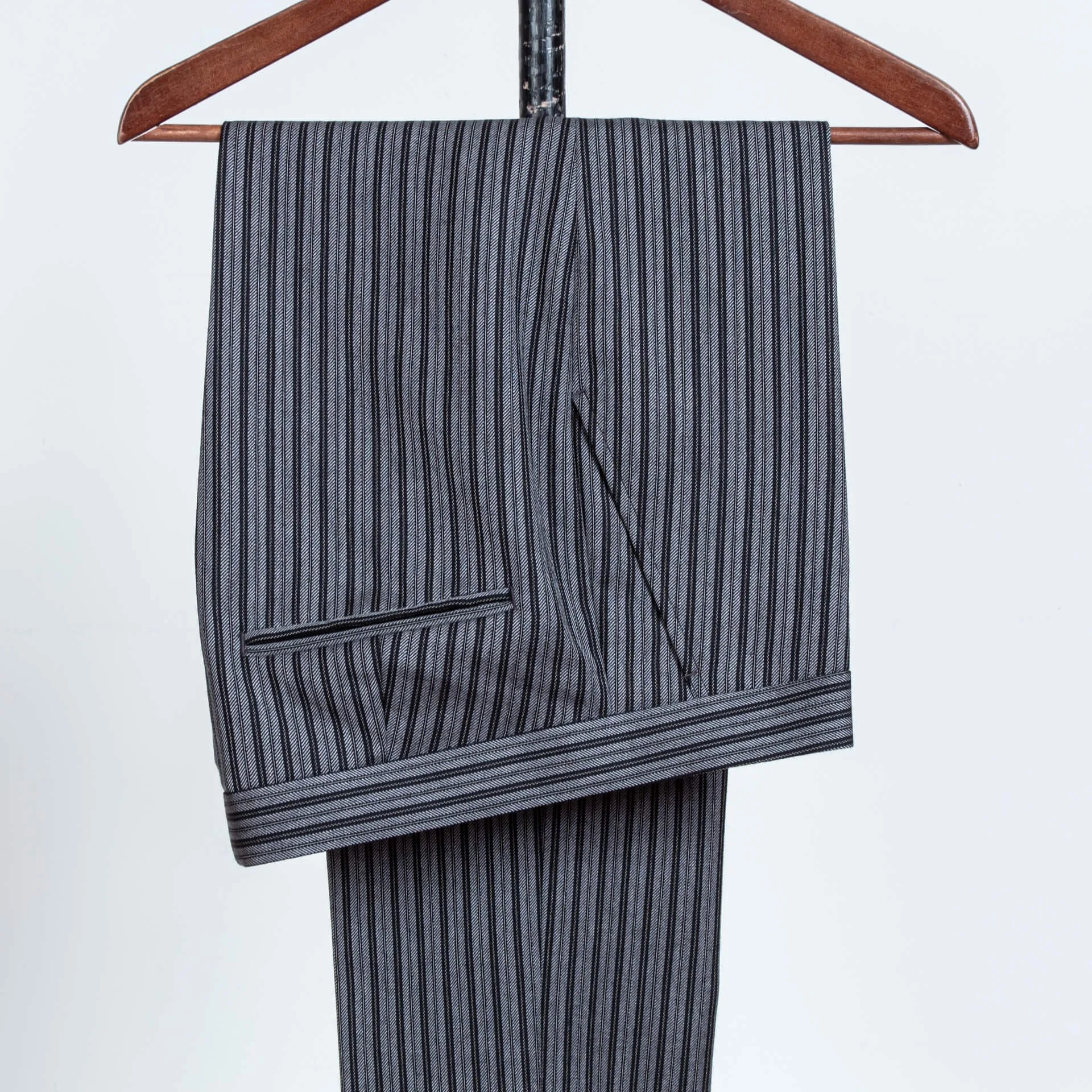 Morning Coat Trousers Morning Stripe — De Oost Bespoke Tailoring