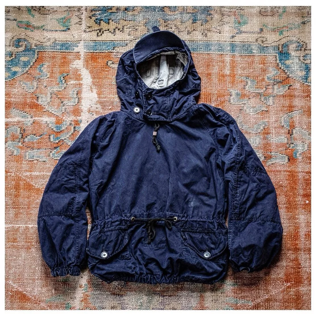 1966 BMC Belstaff British Royal Navy Ventile "Foul Weather" Windproof ...