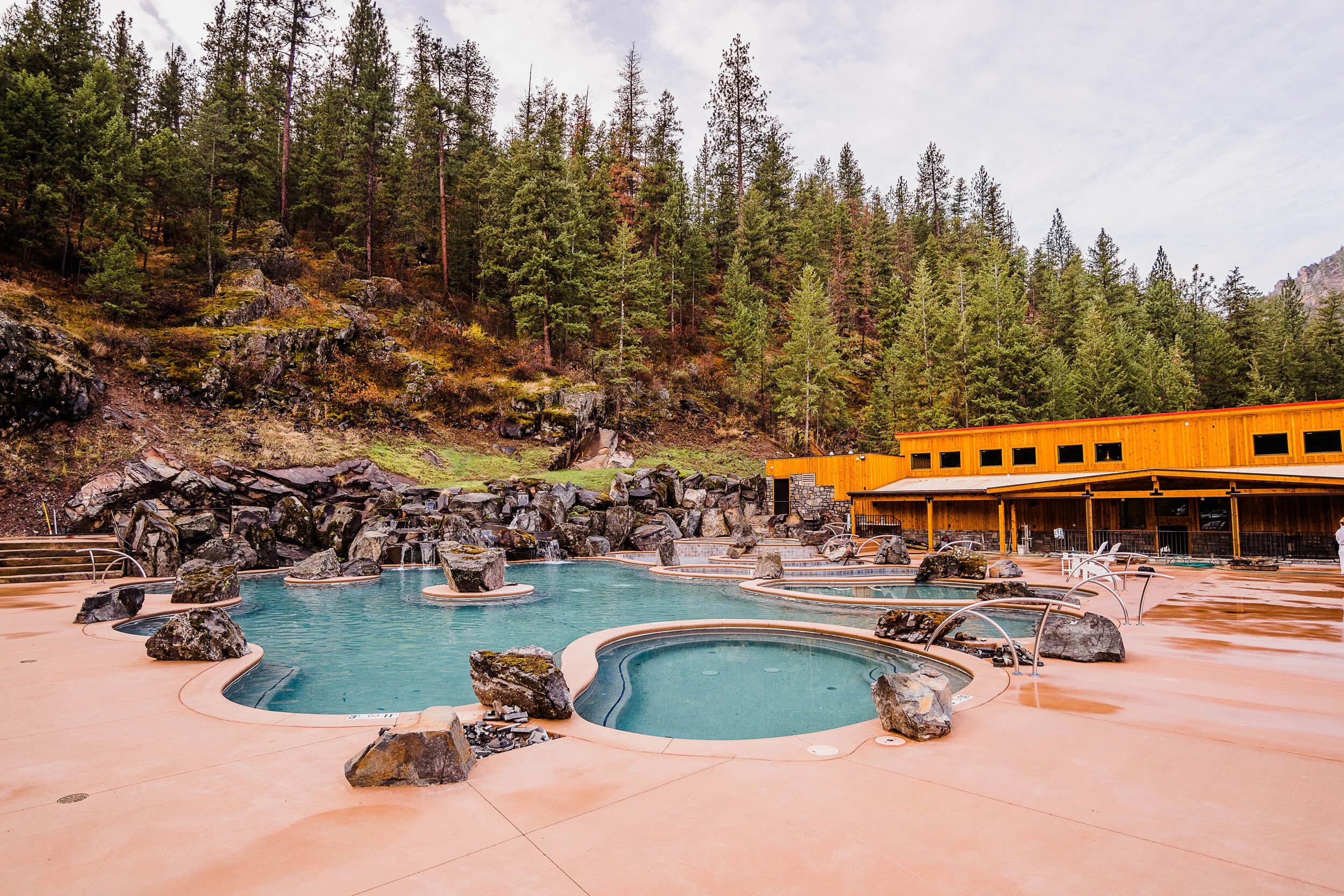 Photo Gallery of New Pools — Quinn's Hot Springs Resort