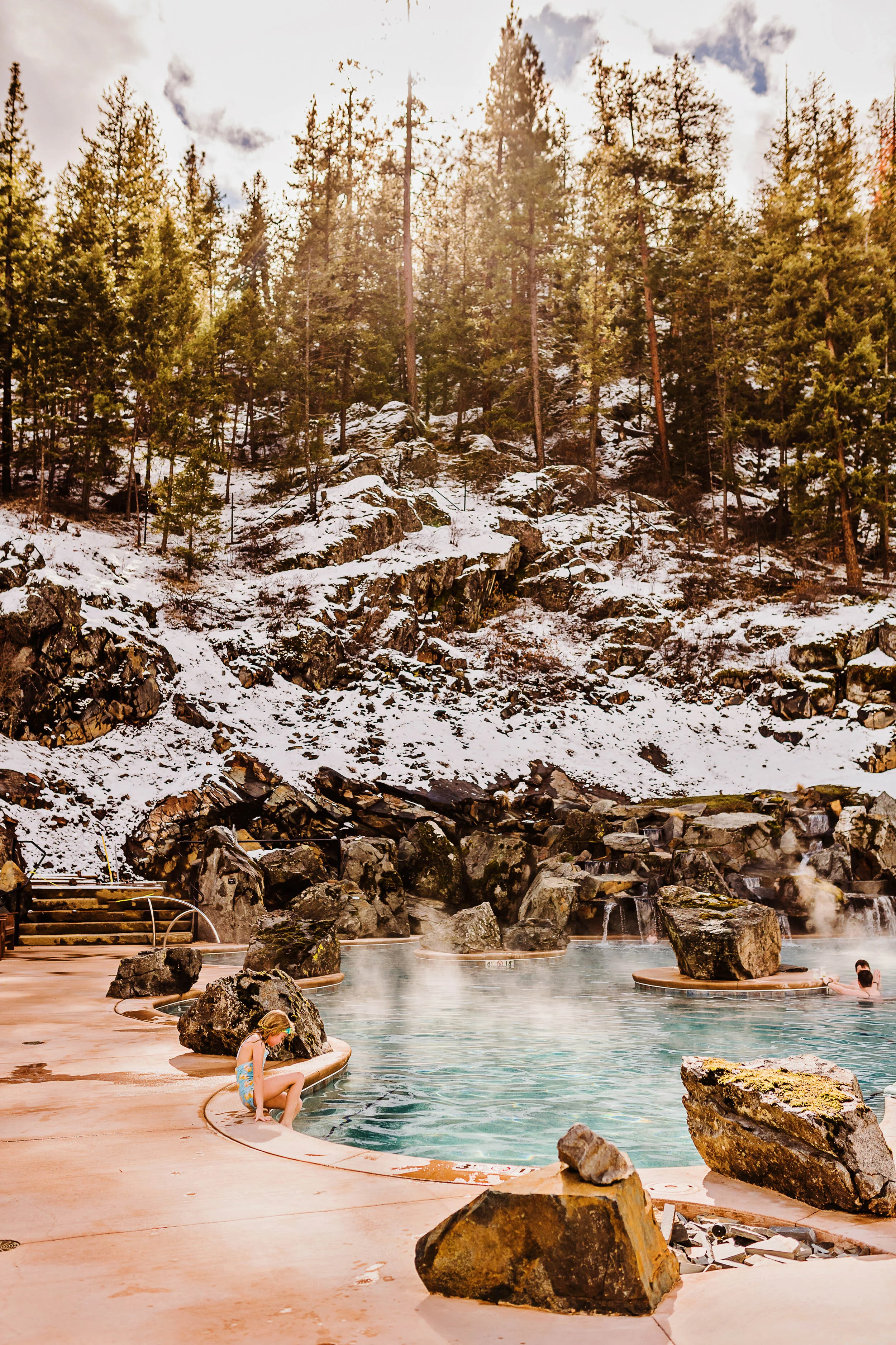 Photo Gallery of New Pools — Quinn's Hot Springs Resort