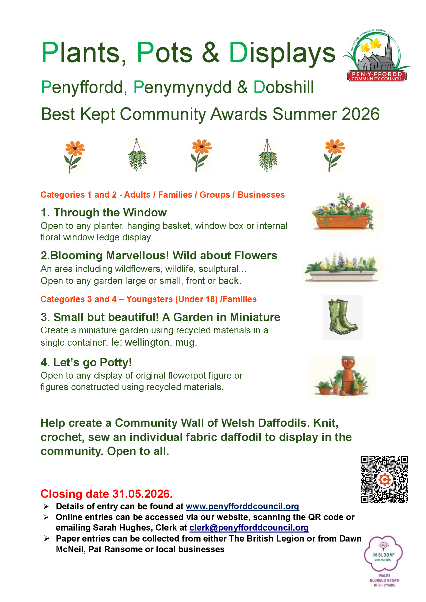 Best Kept Community Awards 2026 — Penyffordd Community Council