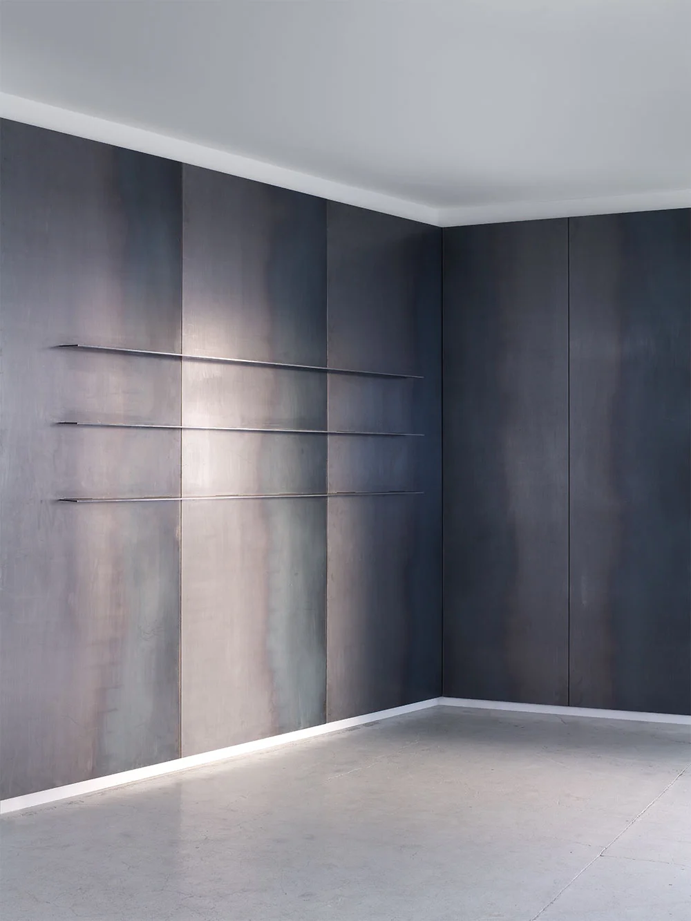 Hot Rolled Steel Wall Panels - Paul Crofts Studio