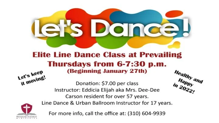 Line Dance/ Exercise Class — Prevailing In Christ Ministries