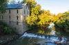 Drinkwater and Schriver Flour Mill Waterfall in Cedar Point, Kansas ...
