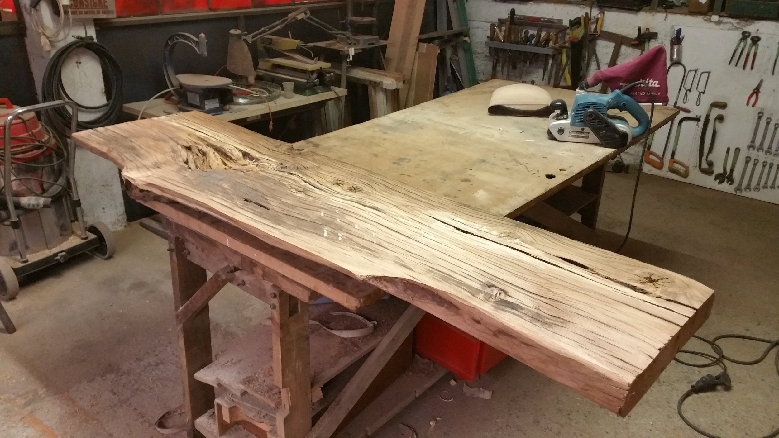 Cog & Chain Table (The French Build No.1) 2018 — Parfait Parquet