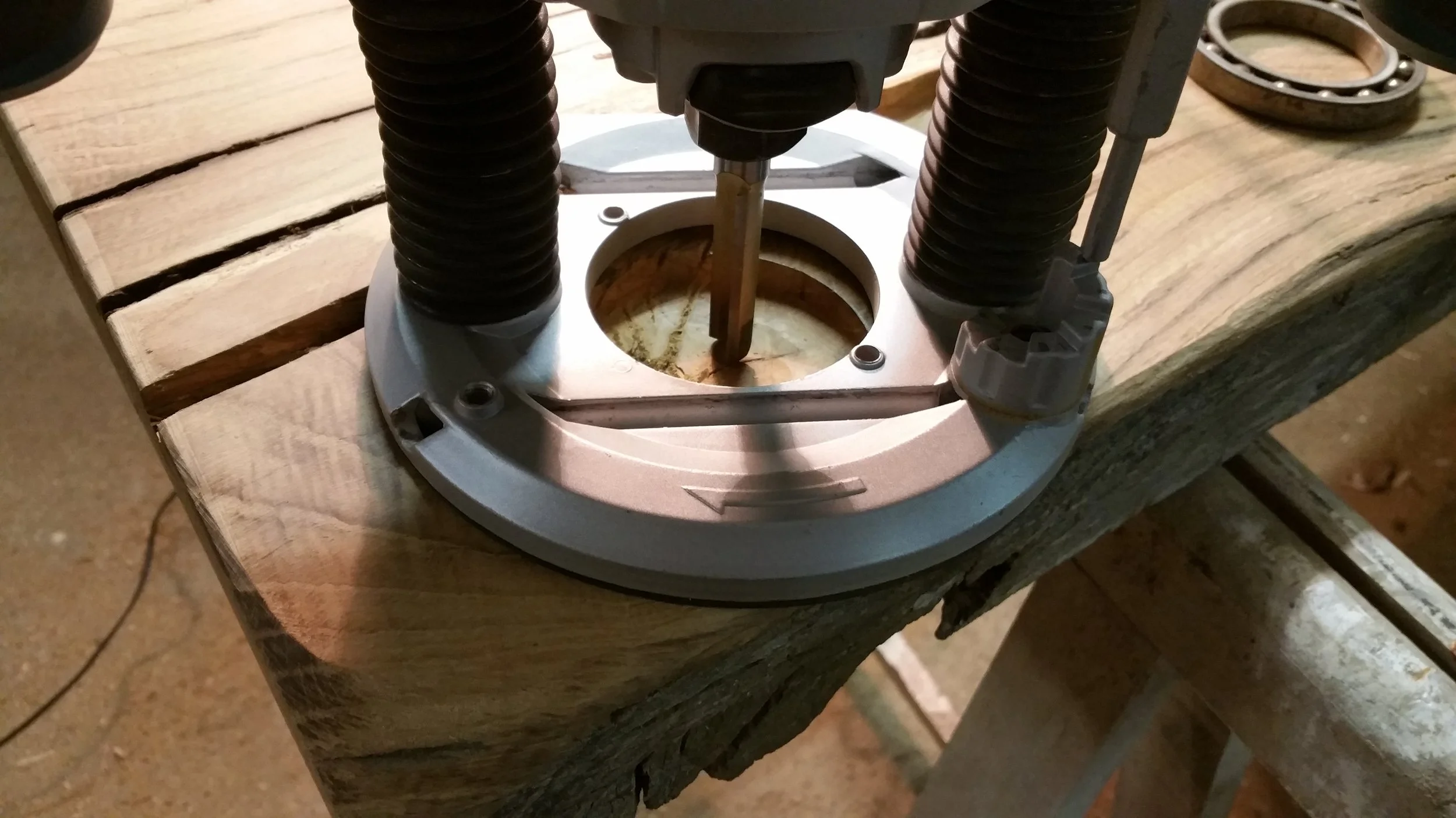 Cog & Chain Table (The French Build No.1) 2018 — Parfait Parquet
