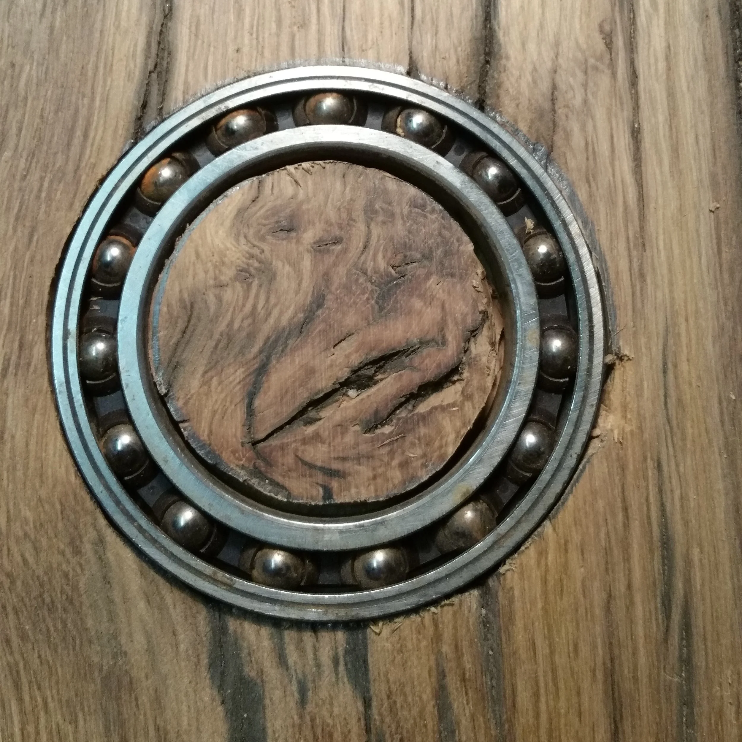 Cog & Chain Table (The French Build No.1) 2018 — Parfait Parquet