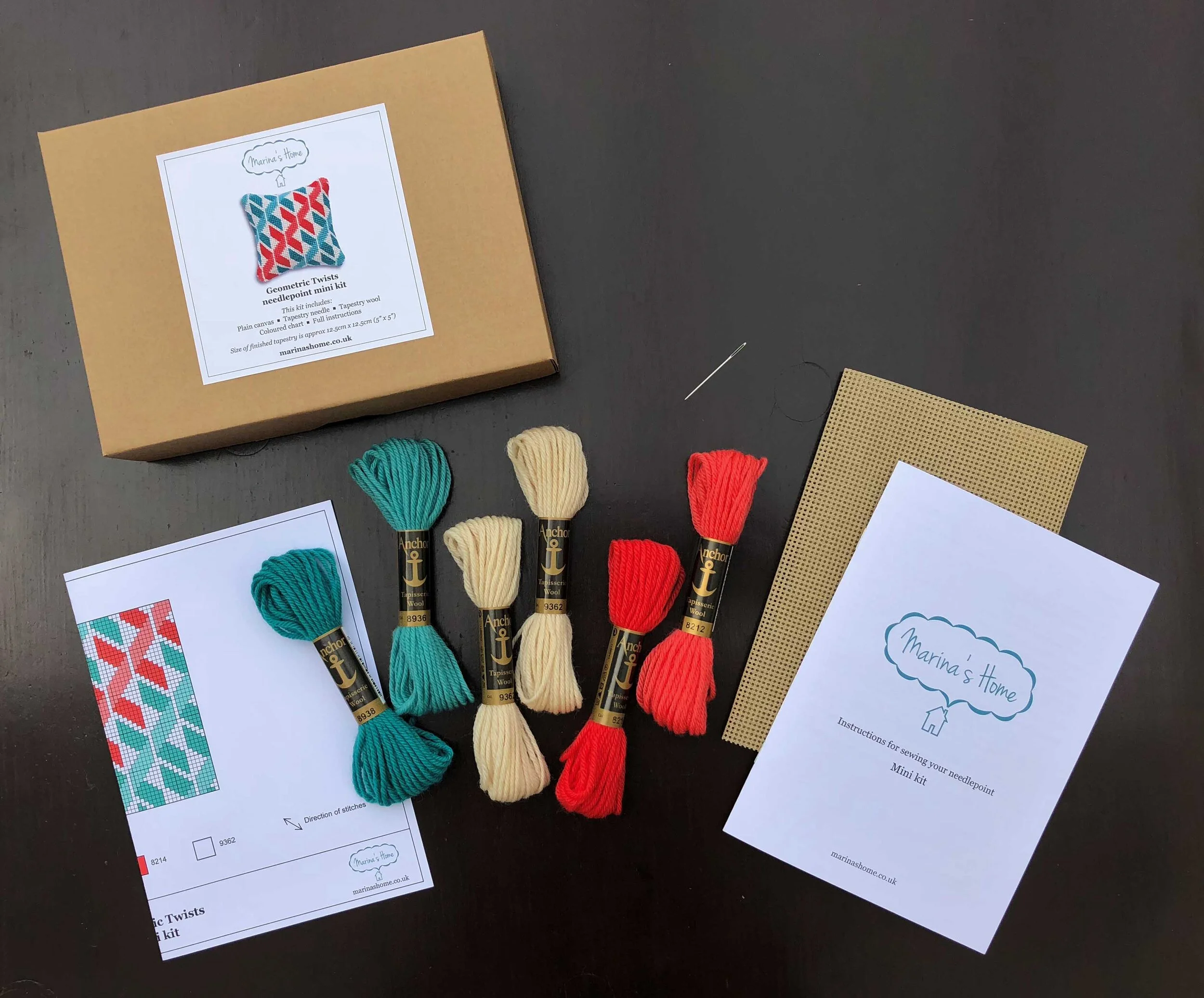 Mini needlepoint kits — Marina's Home