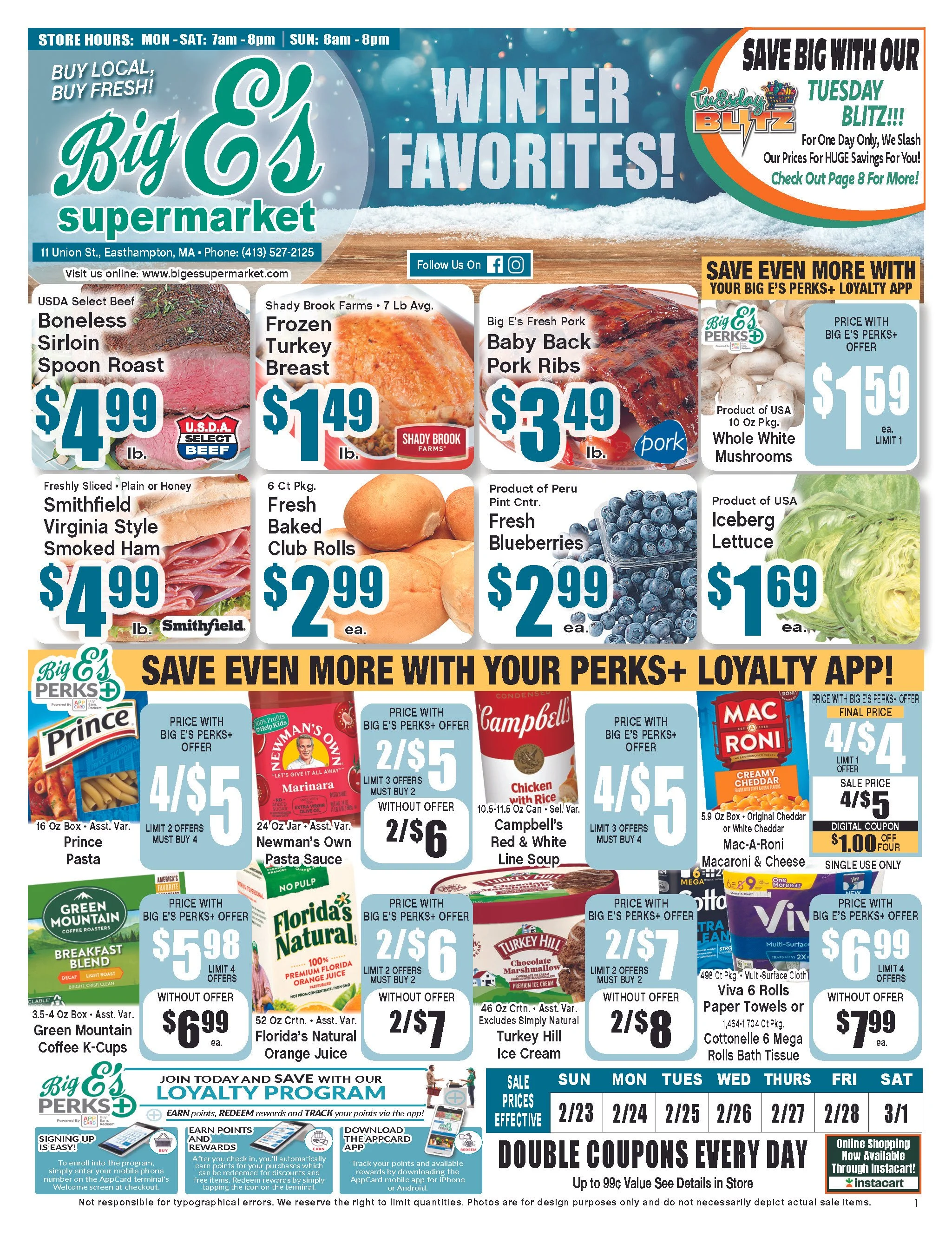 Weekly Ads — Big E's Supermarket