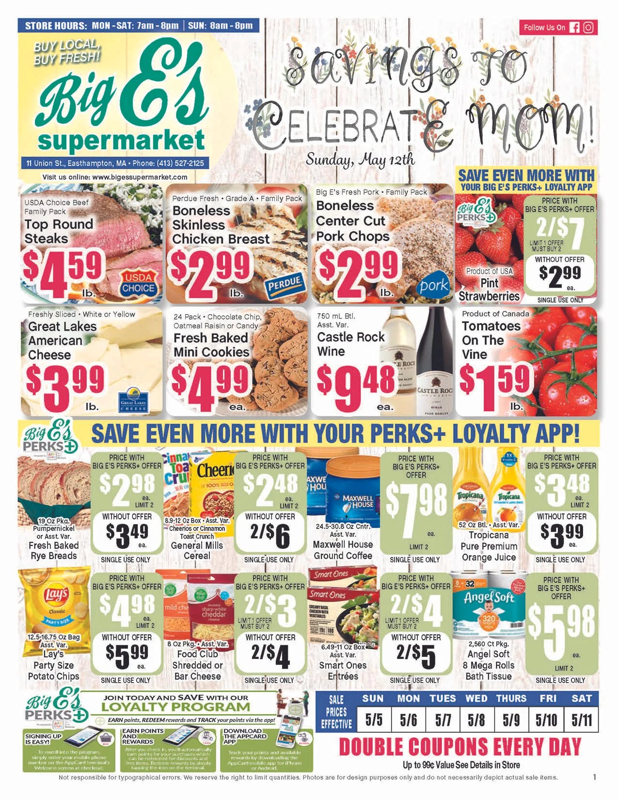 Weekly Ad — Big E's Supermarket