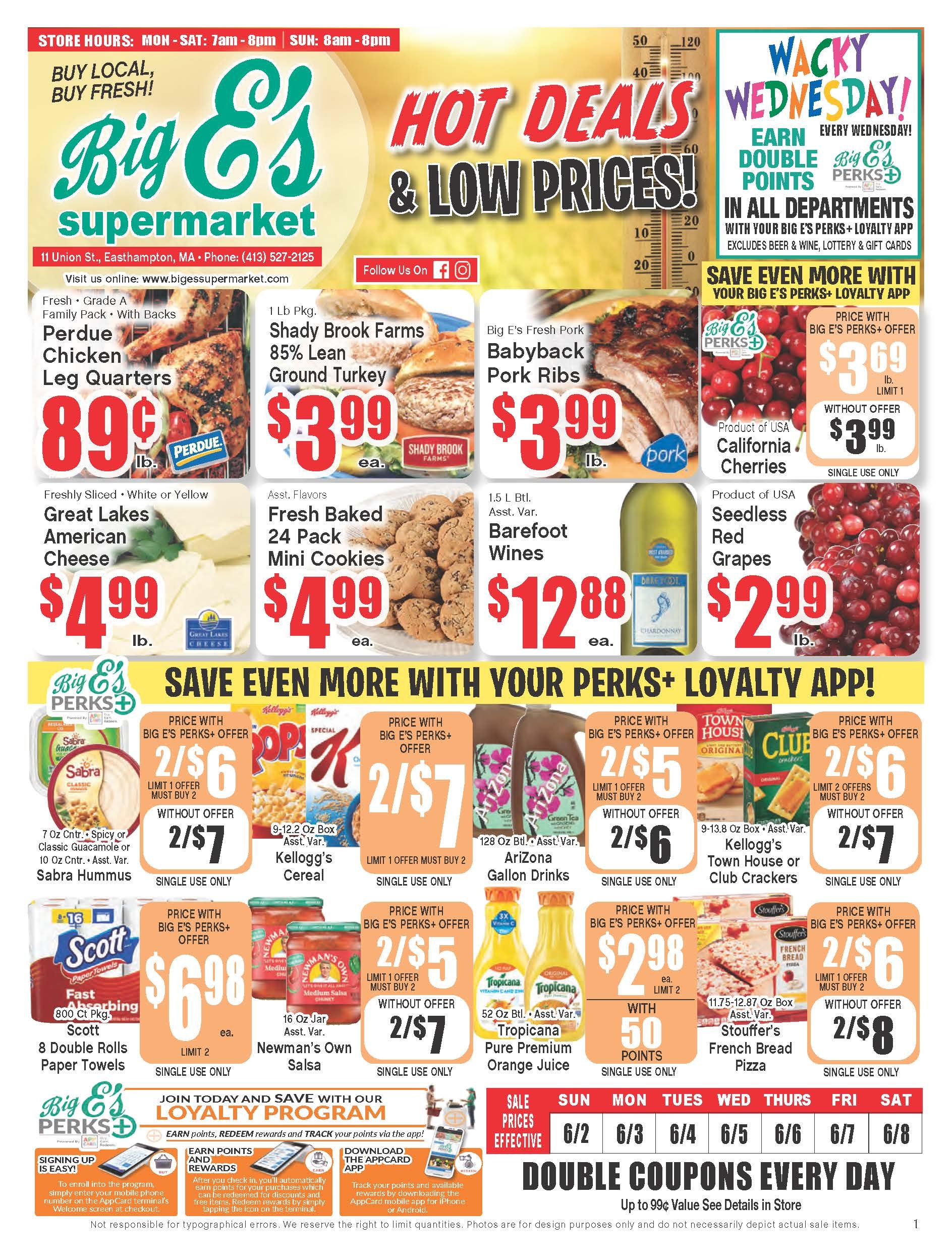 Weekly Ad — Big E's Supermarket