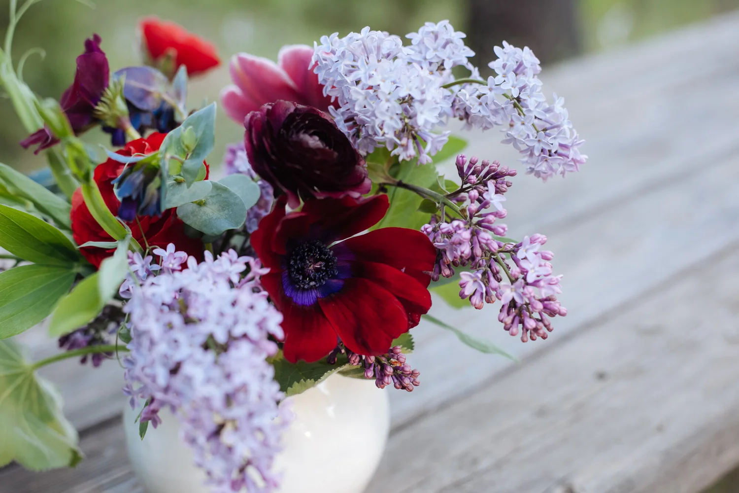 Purple Spring Flower Arrangements