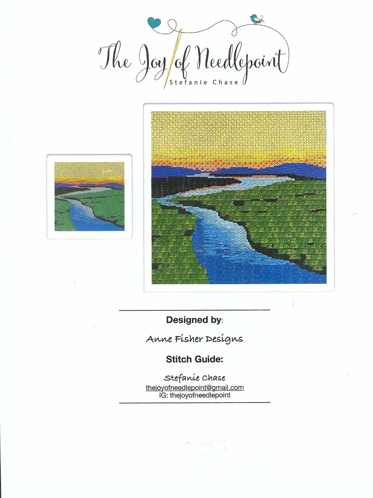 Anne Fisher Needlepoint, LLC-Anne Fisher Needlepoint - Stitch Guides