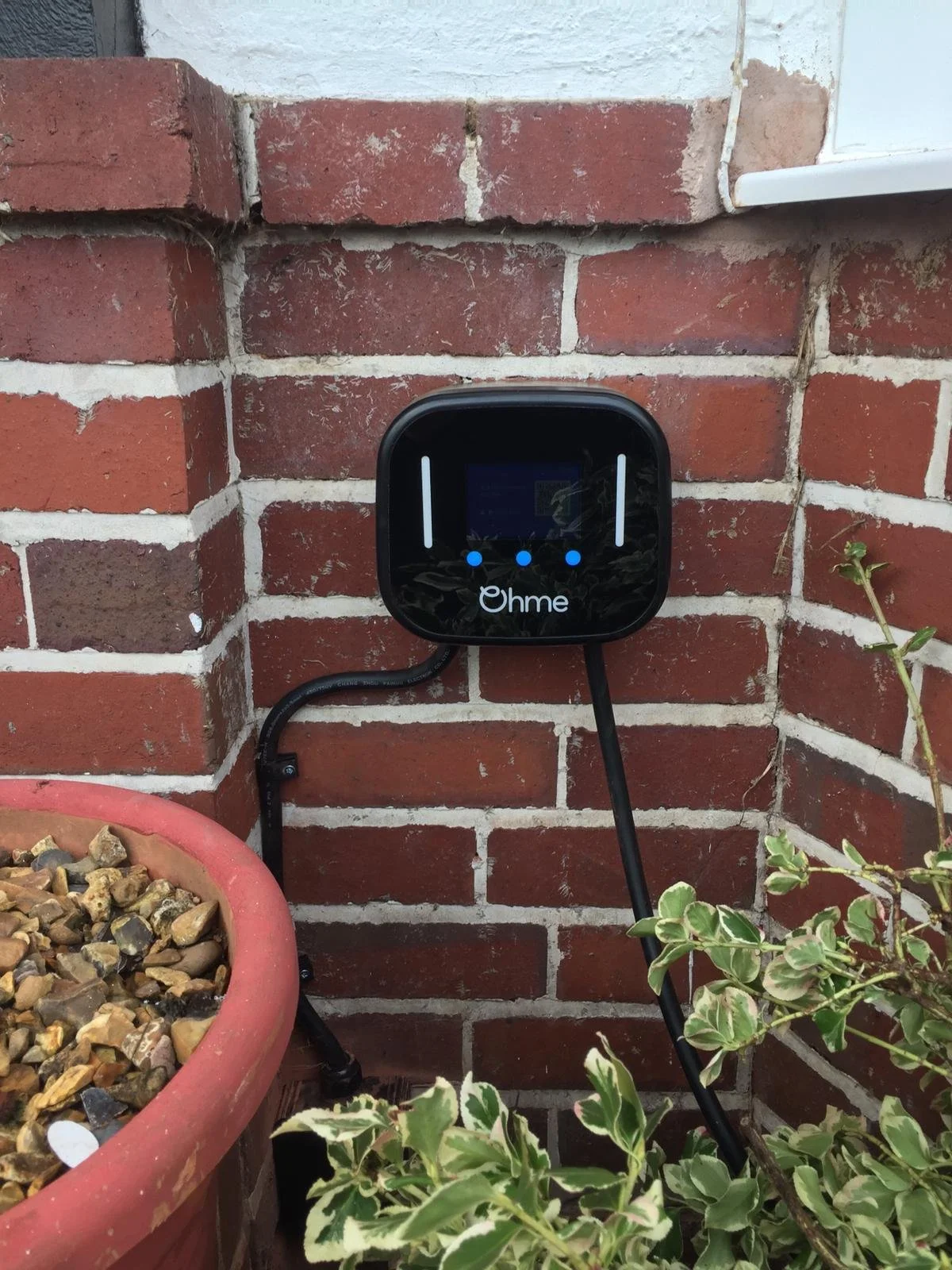 Ohme Home Pro 7kW Tethered EV Charger Installation | Elecology
