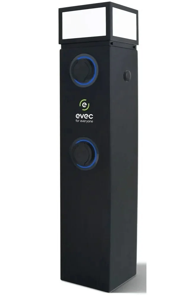 Evec EV Pedestal Charger and Installation | Elecology