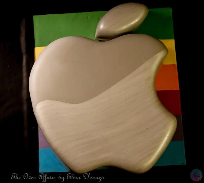 Apple Logo Cake