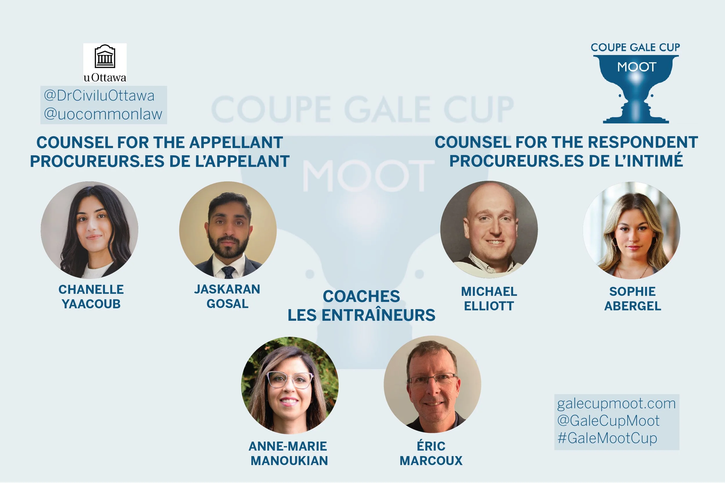 Jumelage Des Équipes — Gale Cup Moot