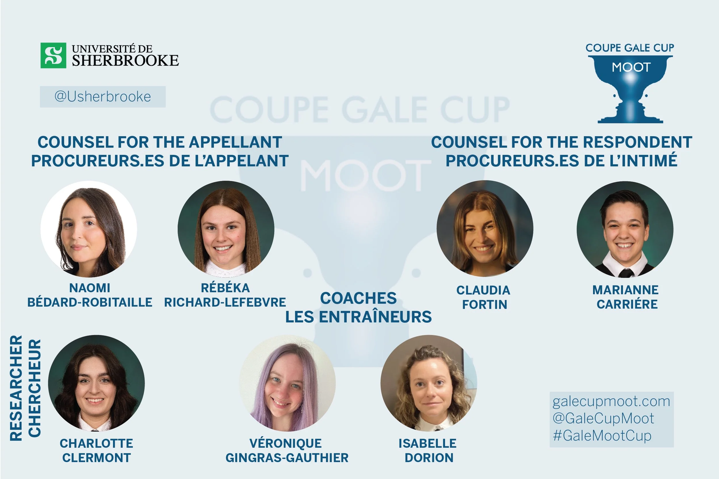 Team Pairings — Gale Cup Moot