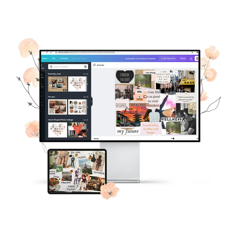 Creating Your Own Vision Board in Canva — Jessica Sandhu
