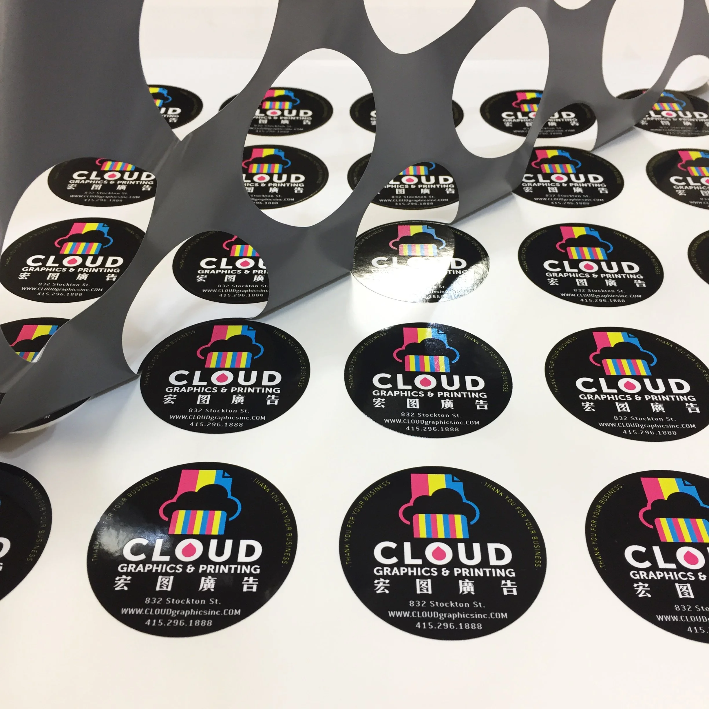 Sticker — CLOUD Graphics & Printing
