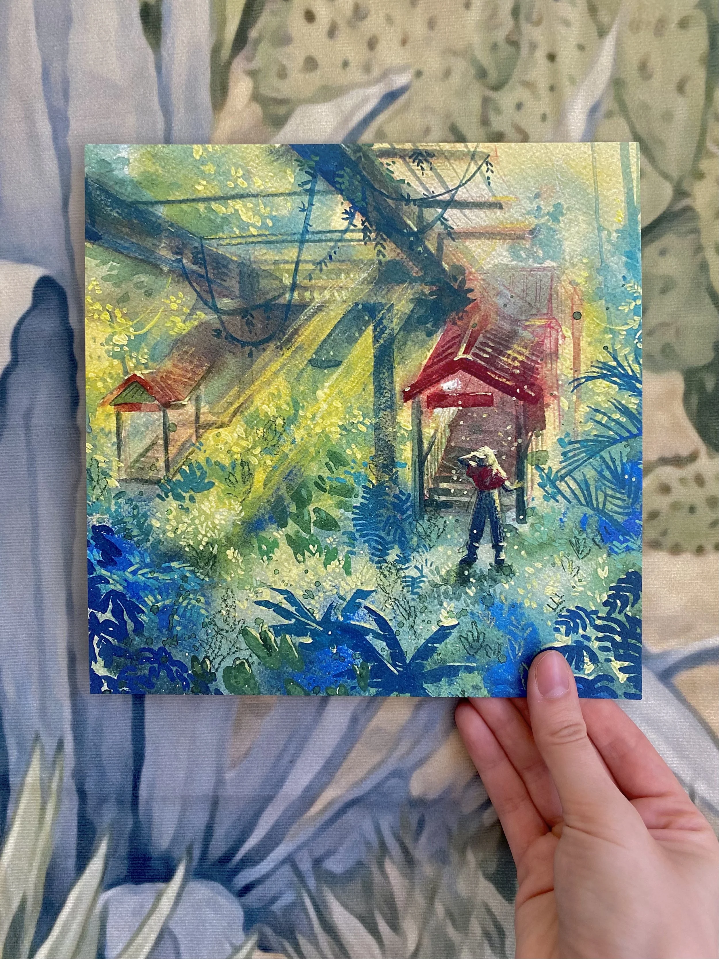 Starting an Adventure — Amina Illustration